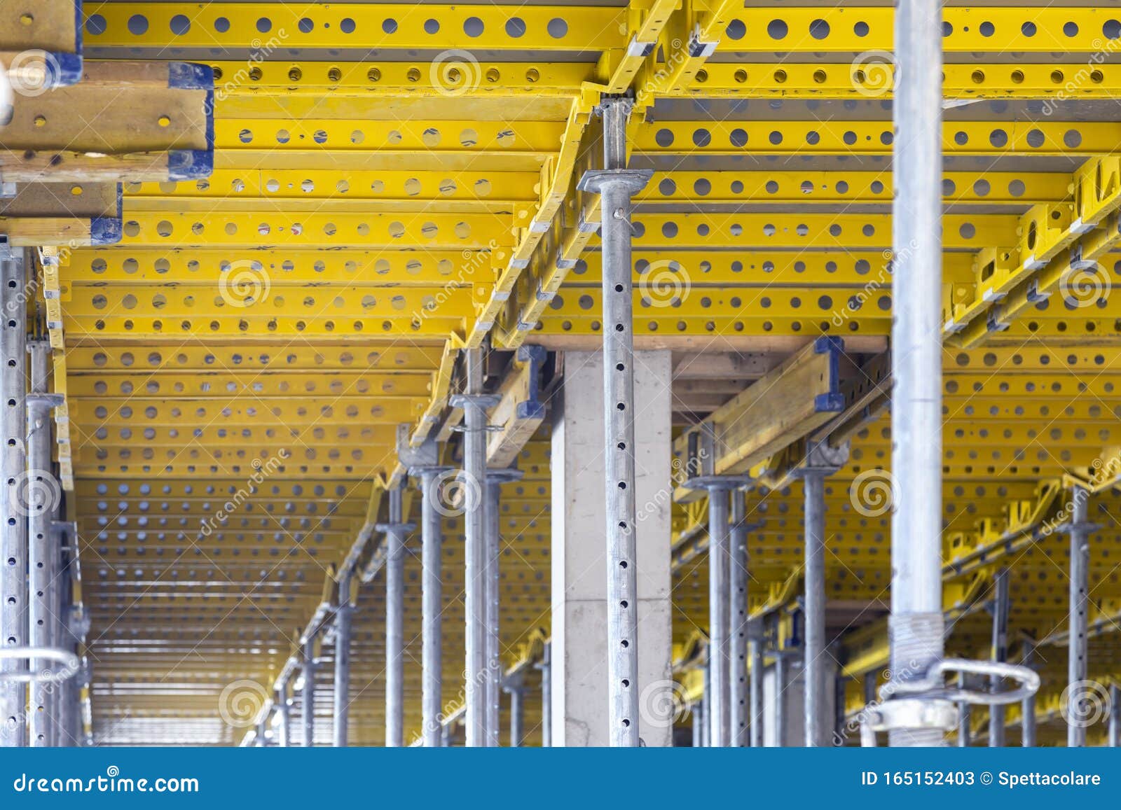 Flexible slab formwork stock image. Image of industry - 165152403