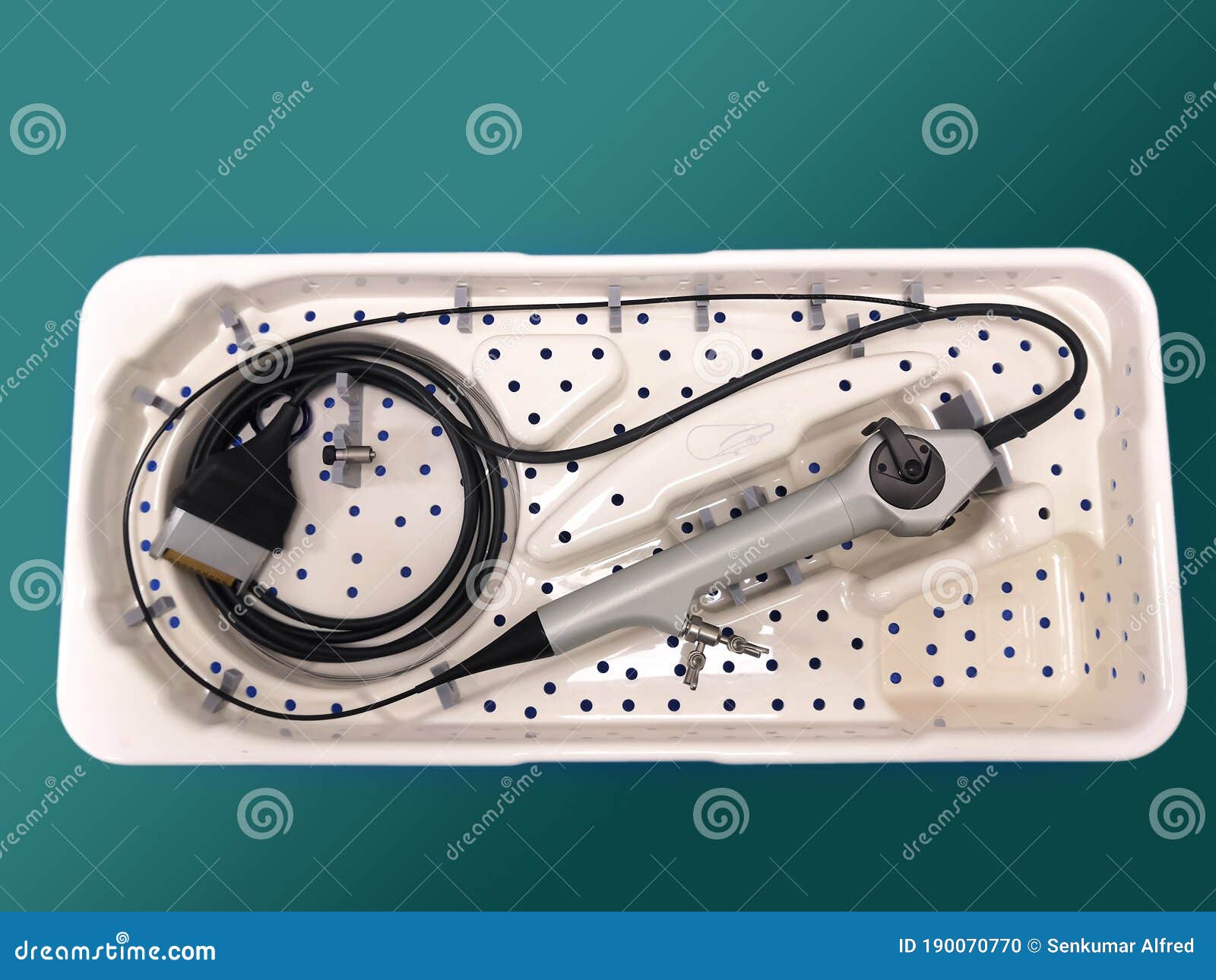 Flexible Ureteroscope stock photo. Image of instrument - 190070770