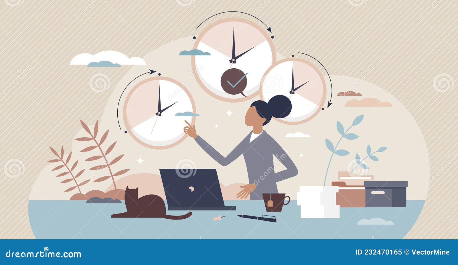 Flexible Work with Adjustable Scheduled Working Hours Tiny Person ...