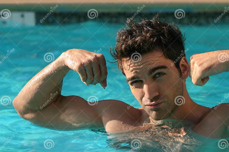 Flexing stock image. Image of lifestyle, rugged, expression - 10244157
