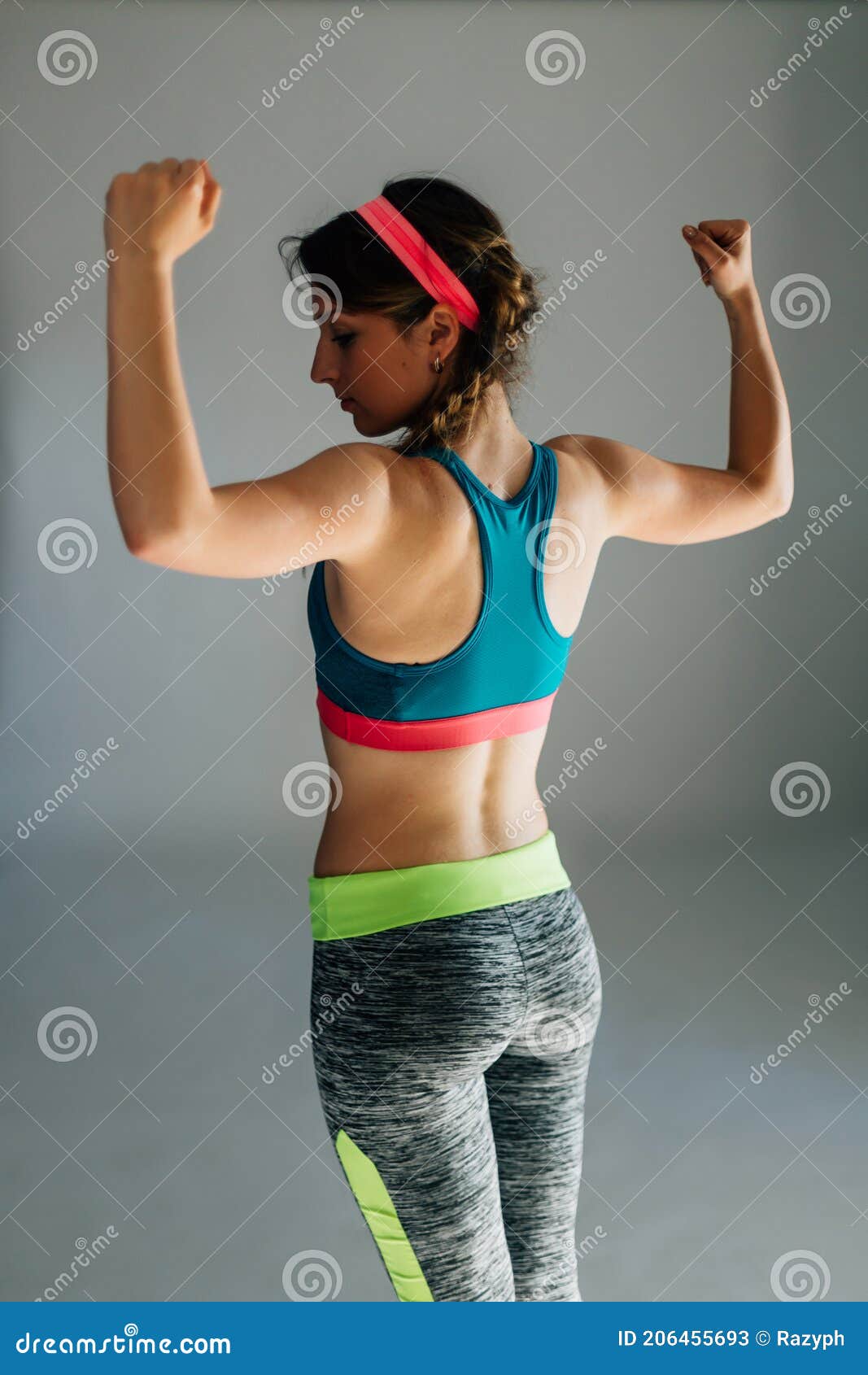 Flexing muscles stock image. Image of motivation, plainted - 206455693