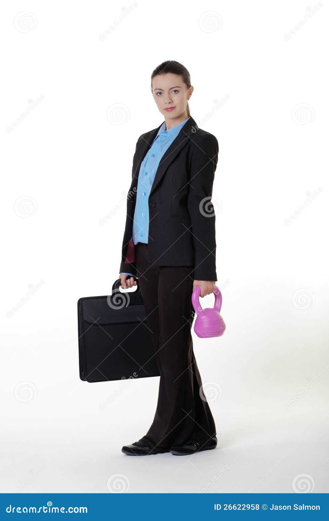 Flexing Your Business Muscles Stock Photo - Image of healthy, weights ...