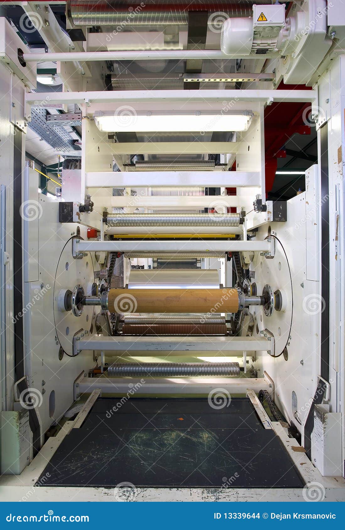 Flexo Printing stock photo. Image of firm, business, press - 13339644
