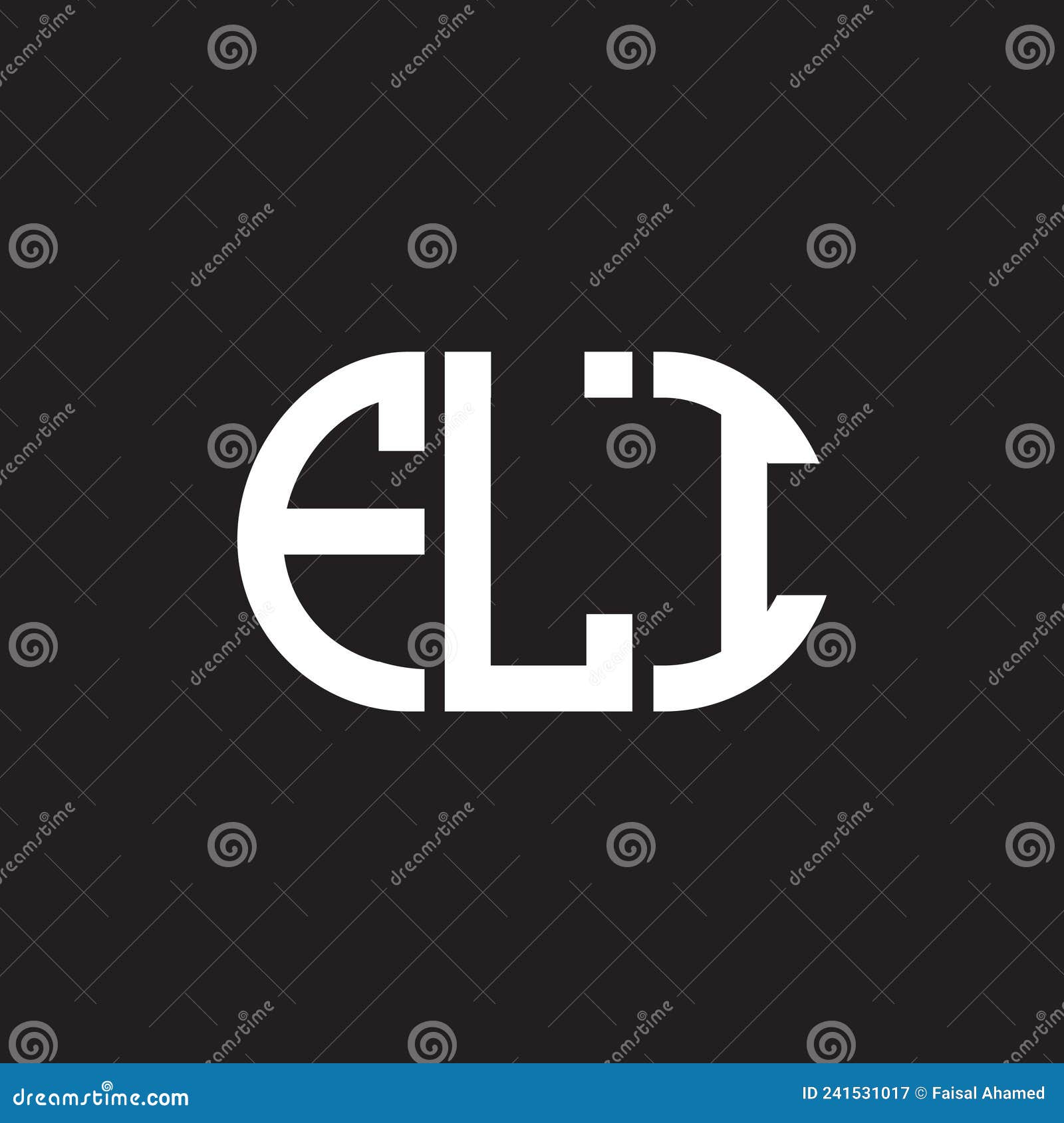 FLI Letter Logo Design On Black Background FLI Creative Initials Letter ...
