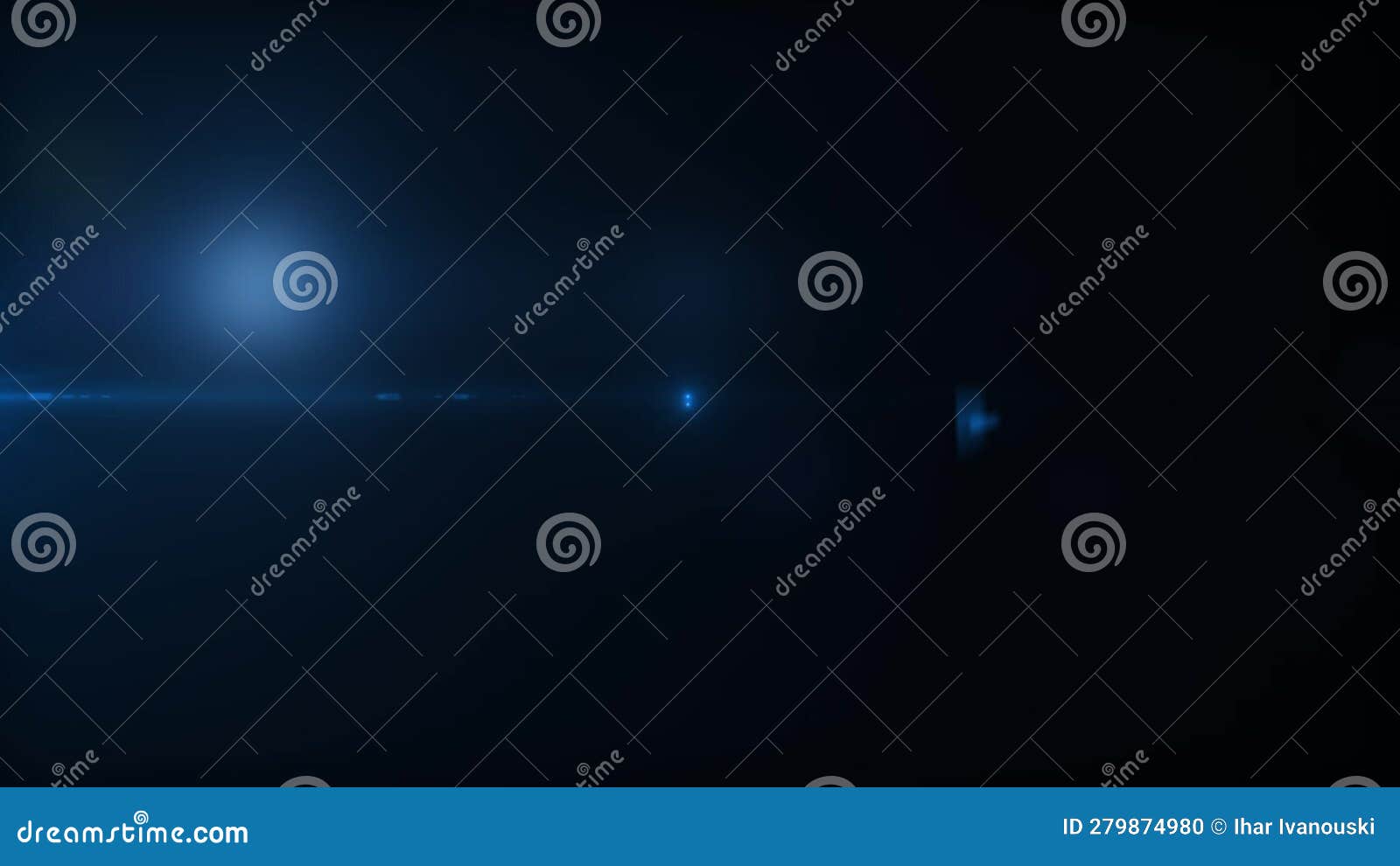 Flickering Blue Light Effect on Black Stock Footage - Video of effects ...