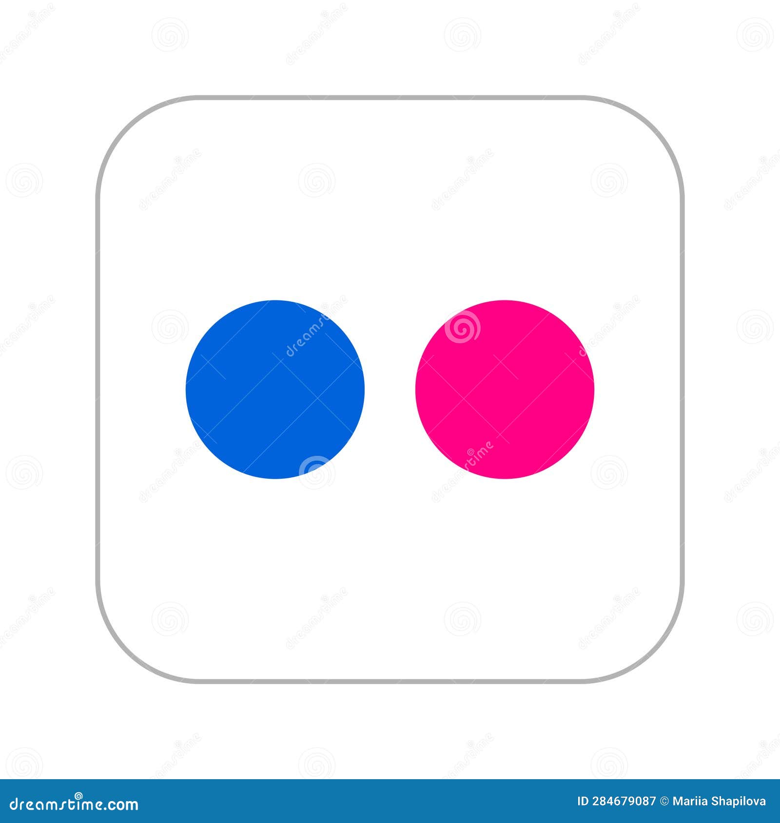 Flickr icon editorial photography. Illustration of sign - 284679087