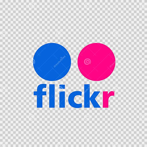 Flickr logo editorial image. Illustration of smart, social - 169657745