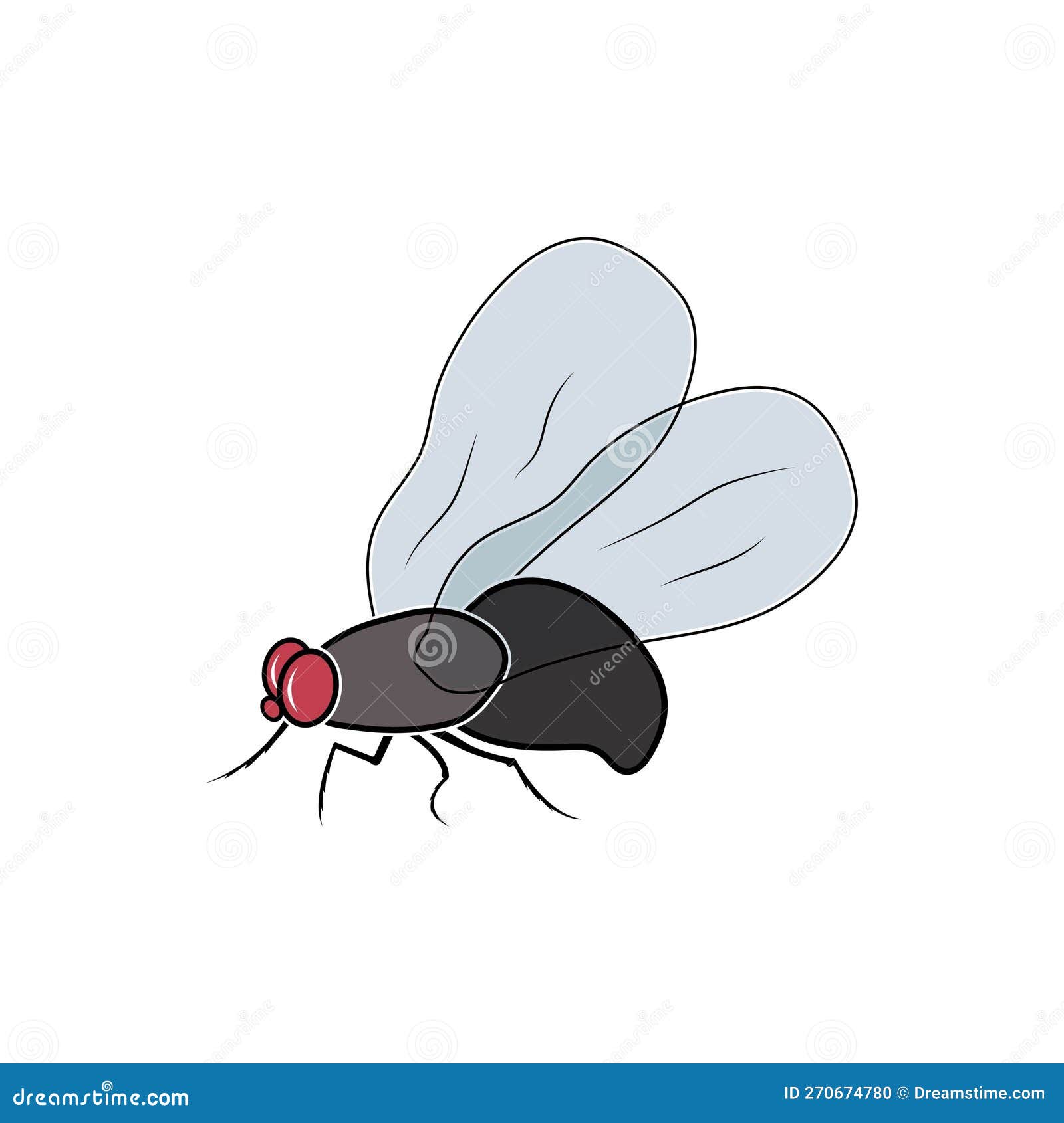 Flies Icon Vector Illustration Template Stock Illustration ...
