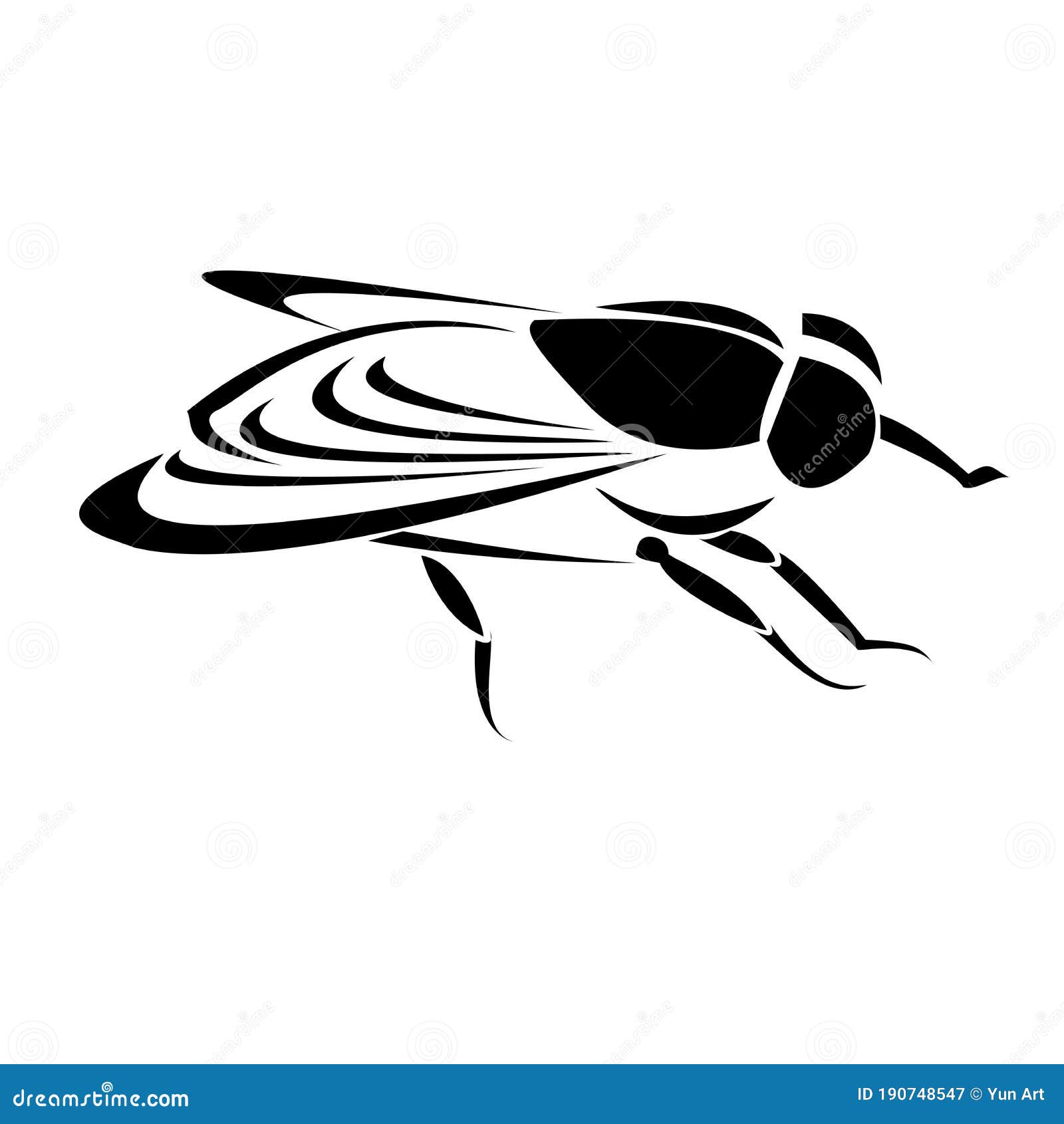 Flies Logo Vector Background Bug Stock Vector - Illustration of natural ...