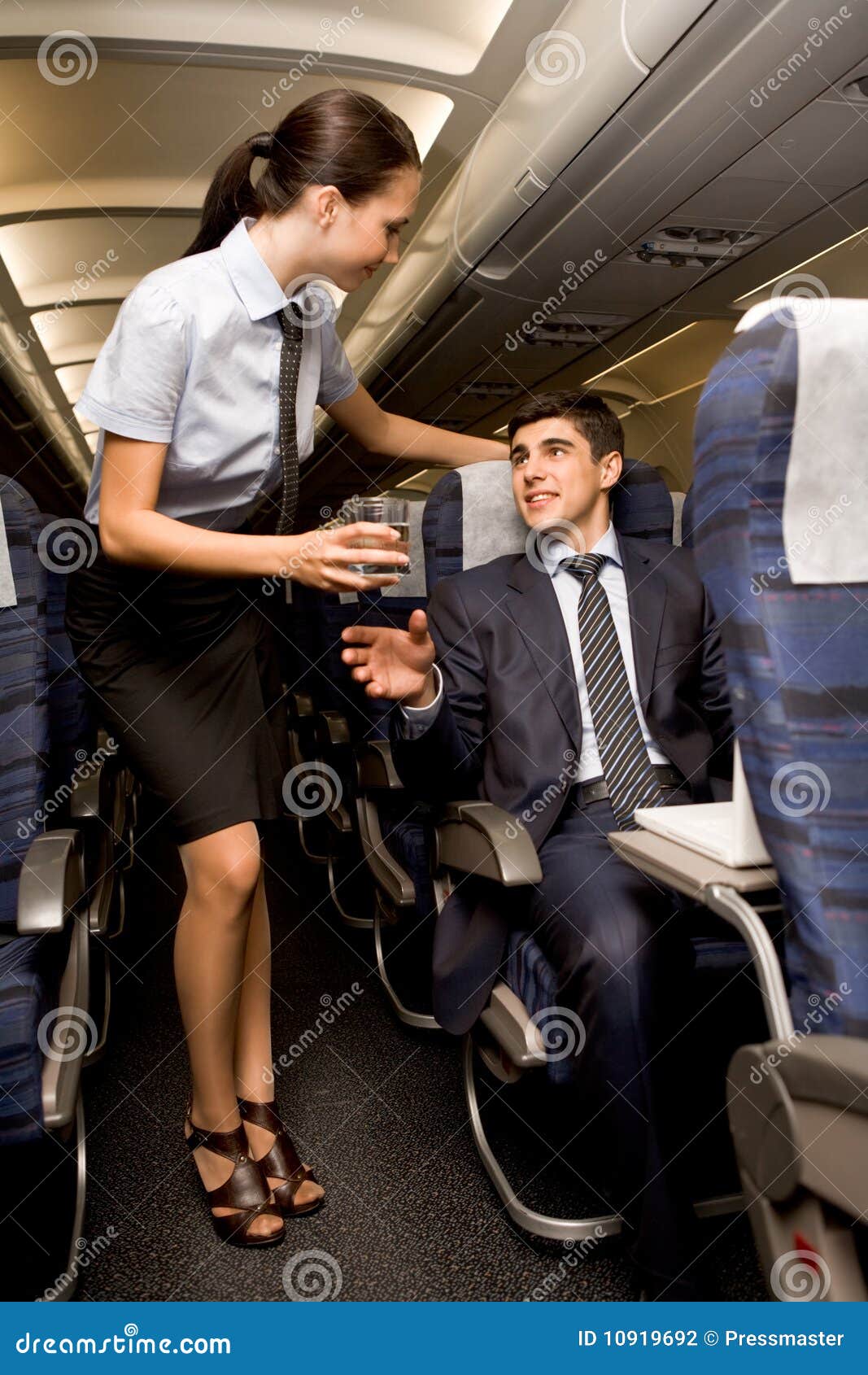 During flight stock photo. Image of handsome, inside - 10919692
