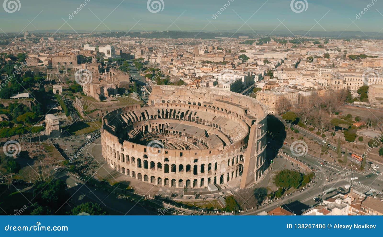 Flight Around Colosseum in Rome, Italy Editorial Photo - Image of ...