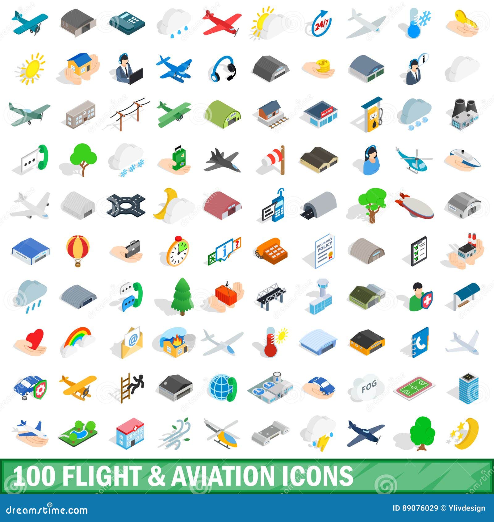 Flight Aviation Vector Icons. Airplane Black Silhouettes In Sky ...