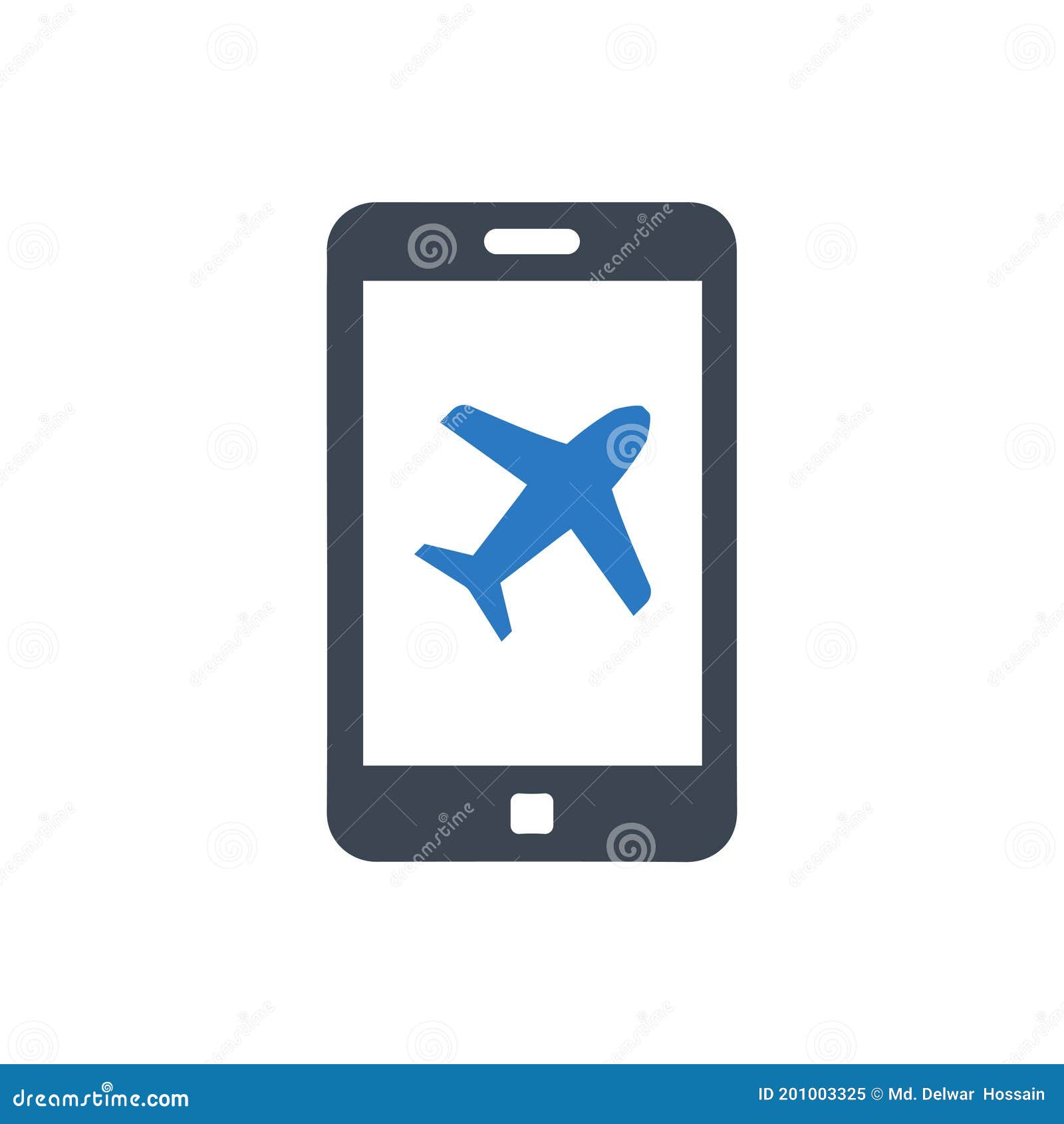 Flight Booking Icon. Simple Vector Graphics Stock Vector - Illustration ...
