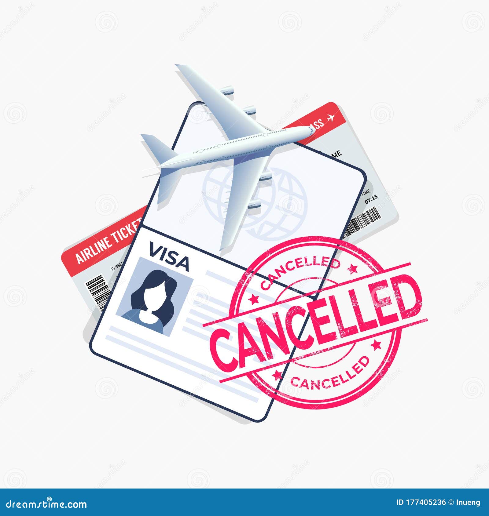 Flight Cancelled. Boarders Closed For Quarantine. Airport Timetable ...