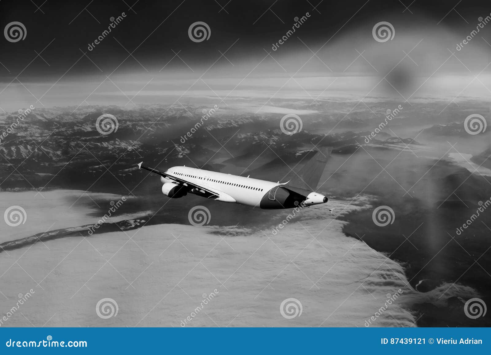 Flight through Clouds,Clouds Seen from an Airplane, Sunshine, Soil ...
