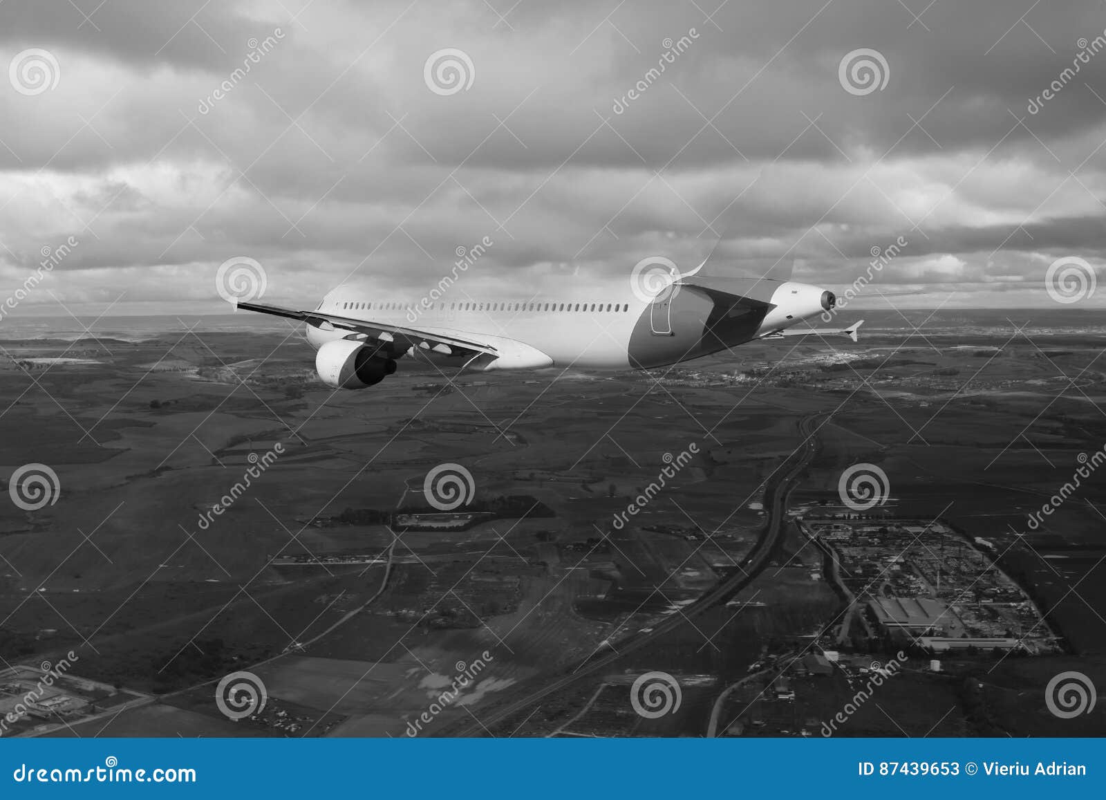 Flight through Clouds,Clouds Seen from an Airplane, Sunshine, Soil ...