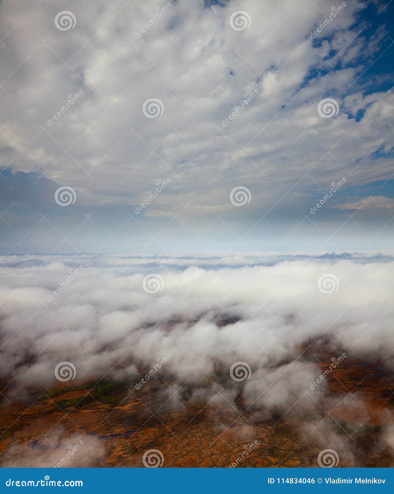 Flight between the clouds stock photo. Image of transportation - 114834046