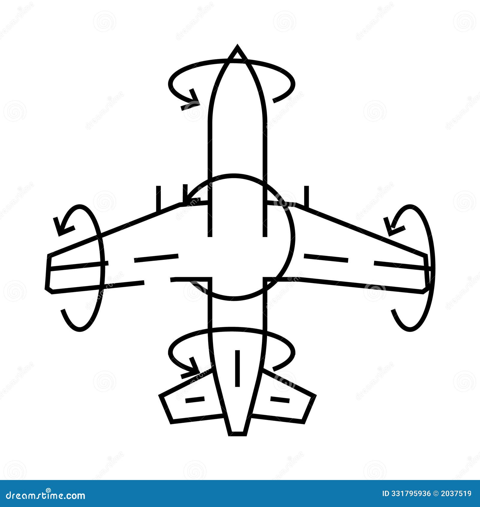 Flight Control Tower Flat Line Icon Set. Flight Control Tower Thin Line ...