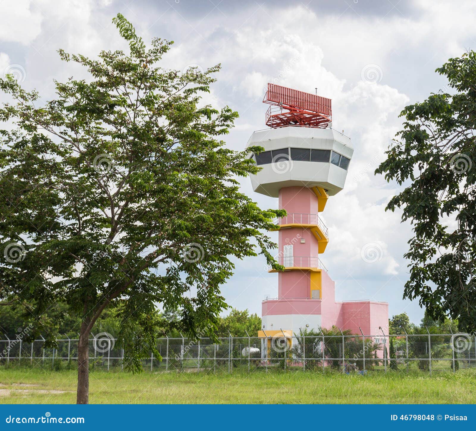 Flight control tower stock photo. Image of outdoor, command - 46798048