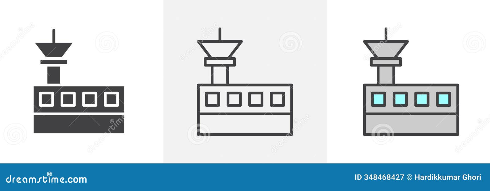 Flight Control Aeronautical Engineer Icon Doodle Illustration Royalty ...
