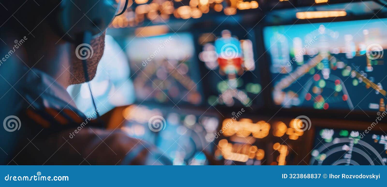 The Flight Controller Monitors the Flight Plan of the Aircraft on the ...