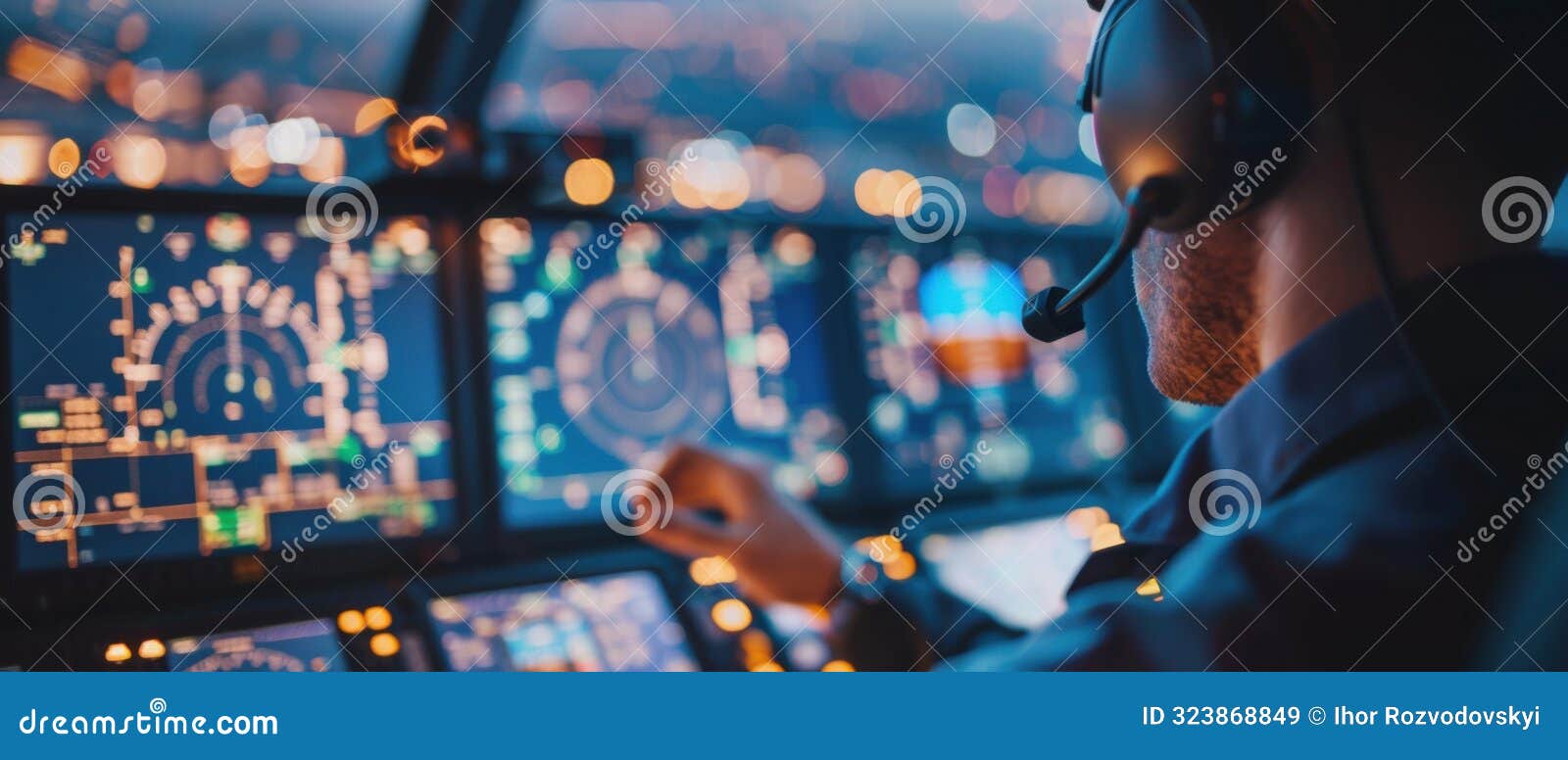 The Flight Controller Monitors the Flight Plan of the Aircraft on the ...