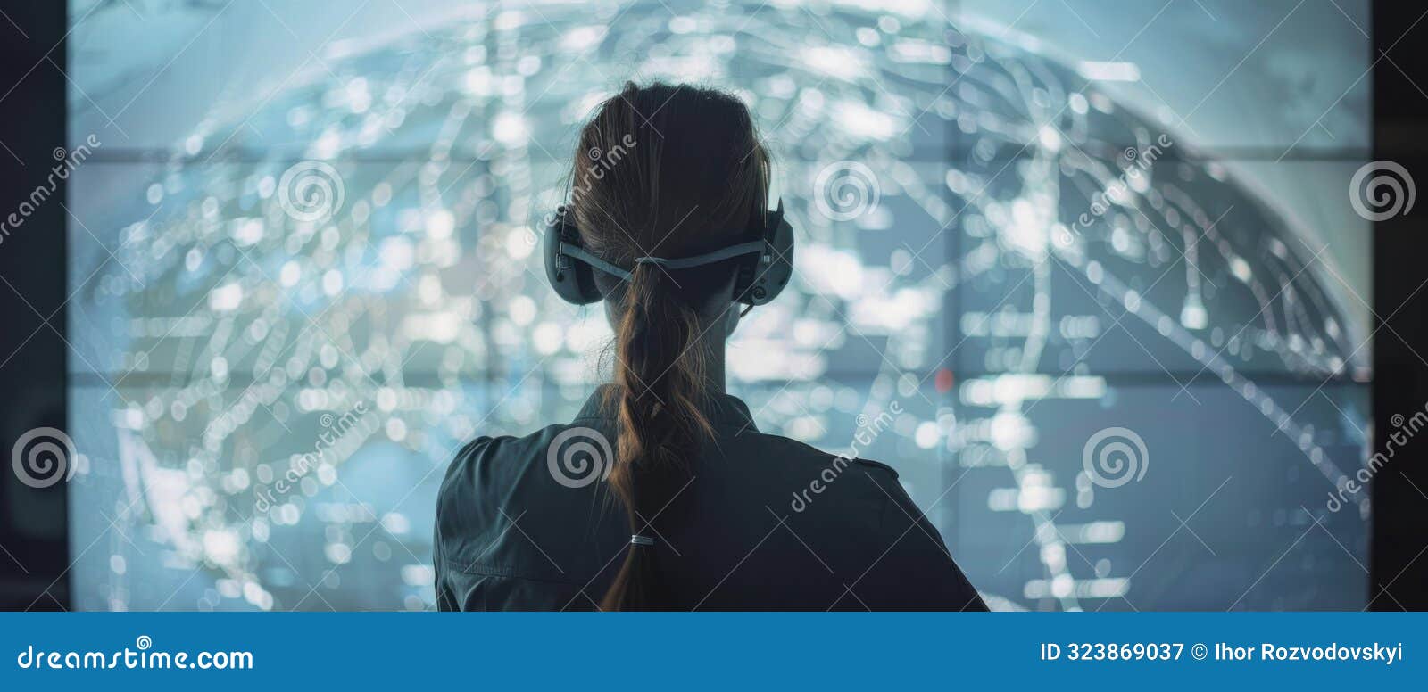 The Flight Controller Monitors the Flight Plan of the Aircraft on the ...