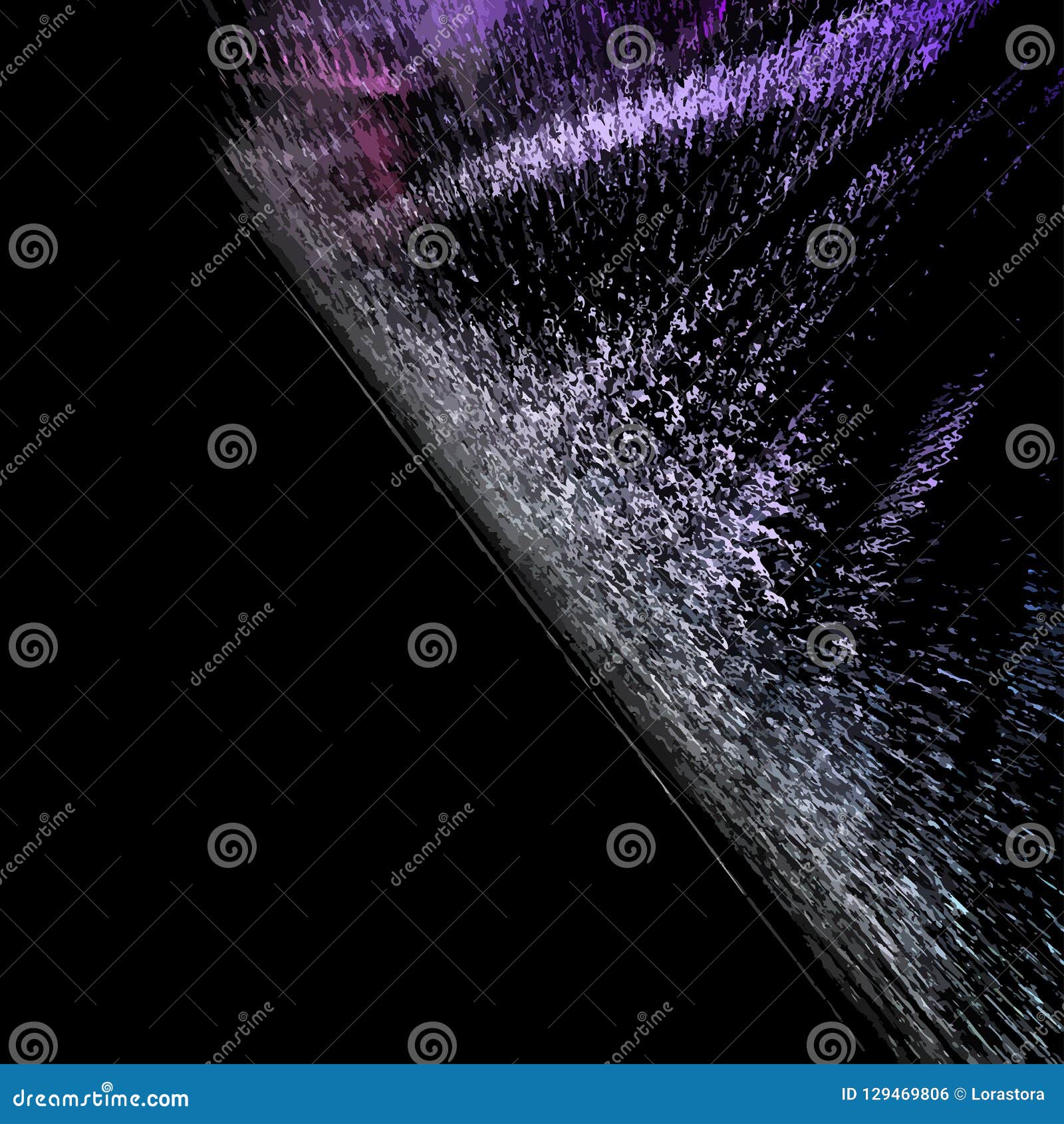 Flight of cosmic dust stock vector. Illustration of textured - 129469806