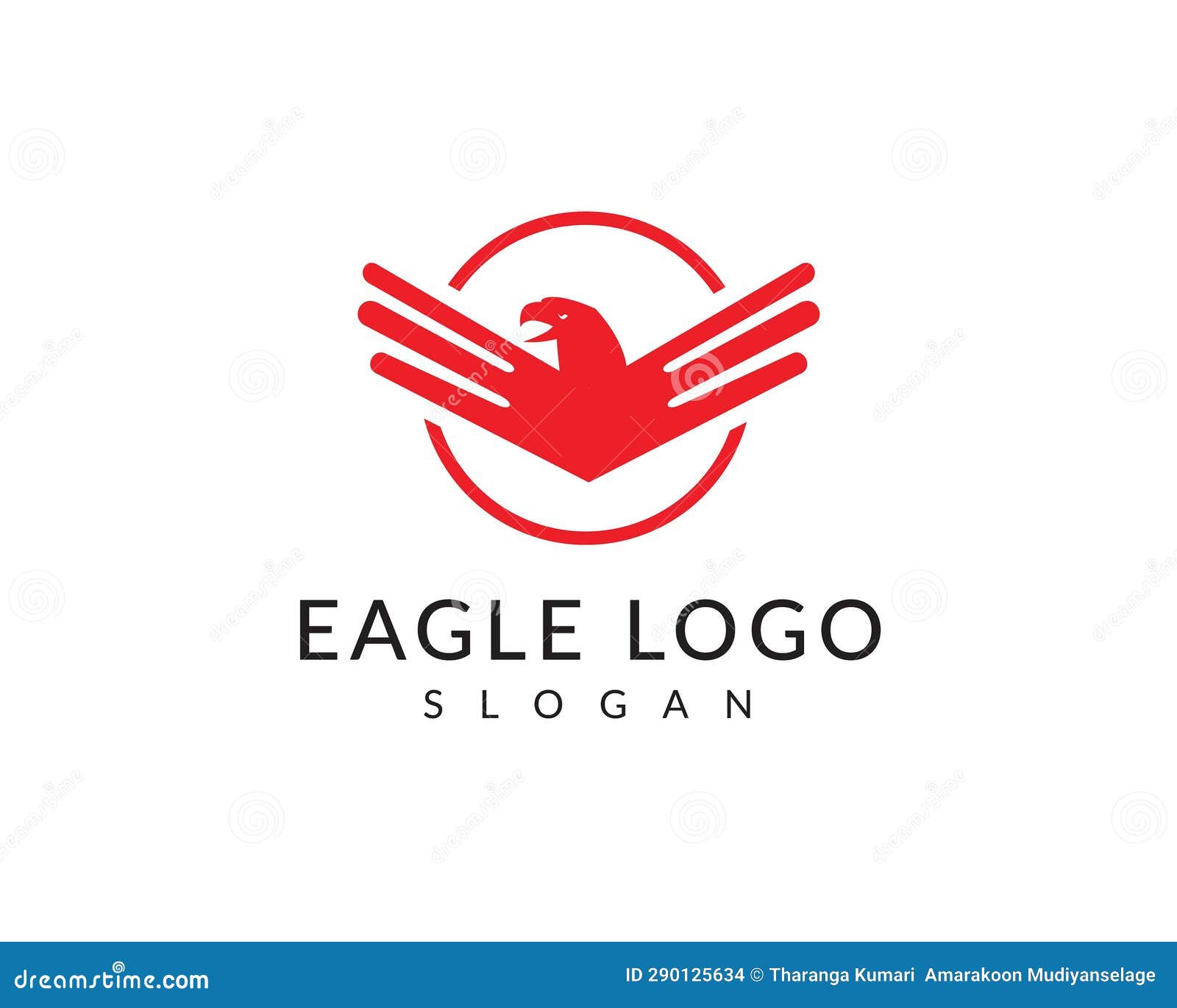 Flight of Creativity Stunning Red Eagle Logo Designs for Impactful Brands. Eagle Logo Design ...