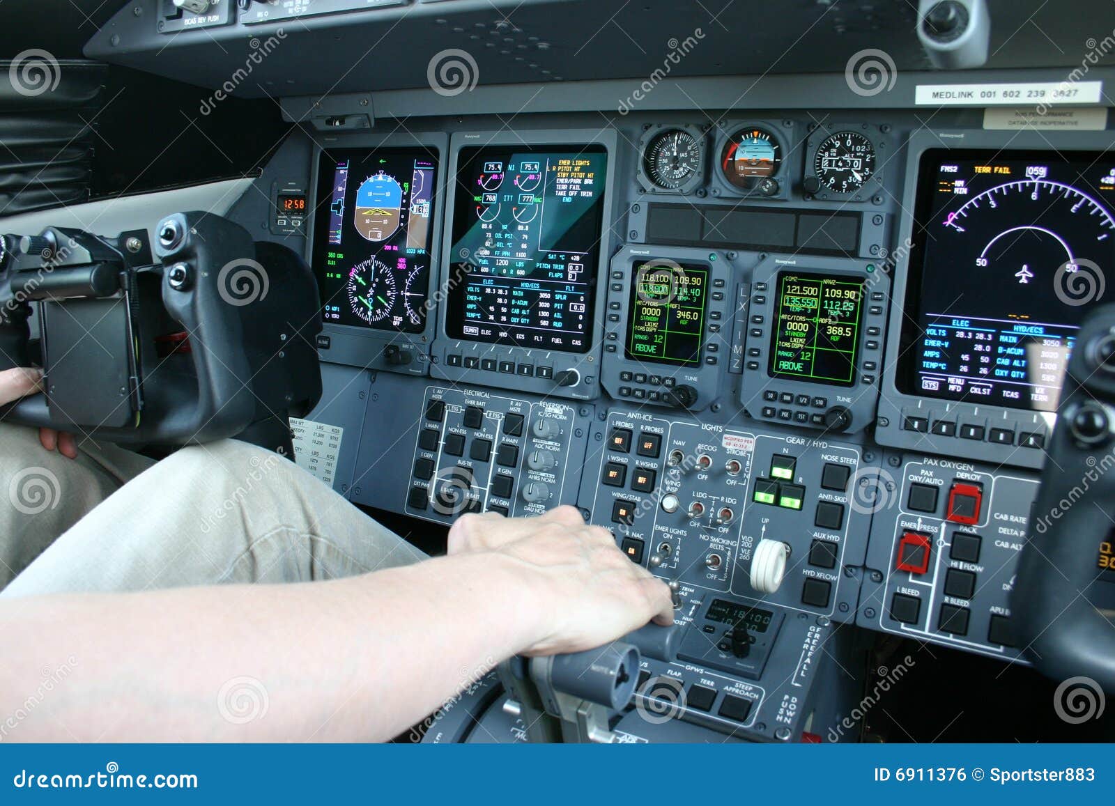 Flight Deck Jet Plane Royalty-Free Stock Photo | CartoonDealer.com ...