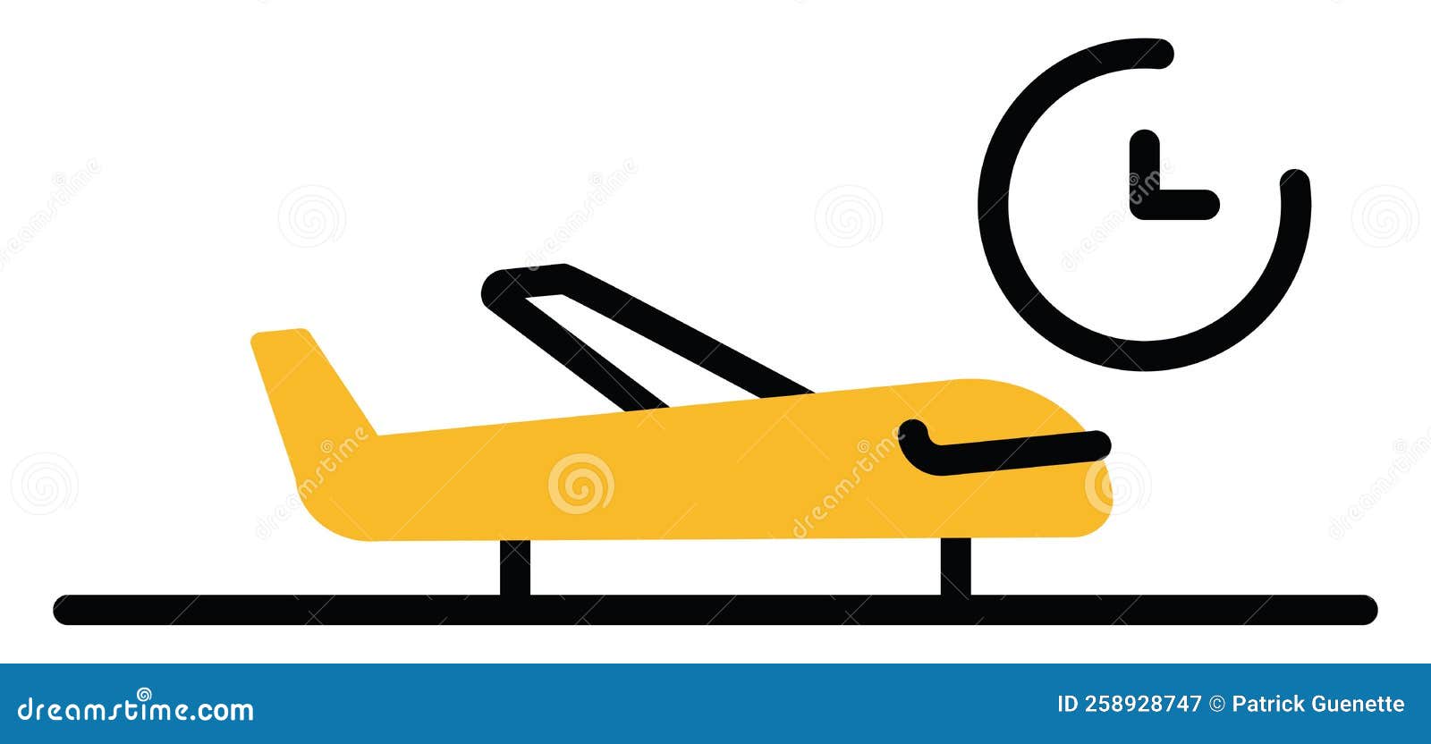 Flight delay, icon stock vector. Illustration of later - 258928747