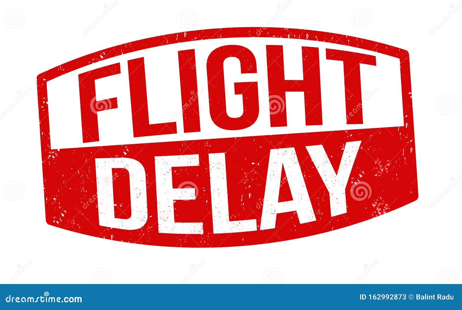 Flight delay sign or stamp stock vector. Illustration of icon - 162992873