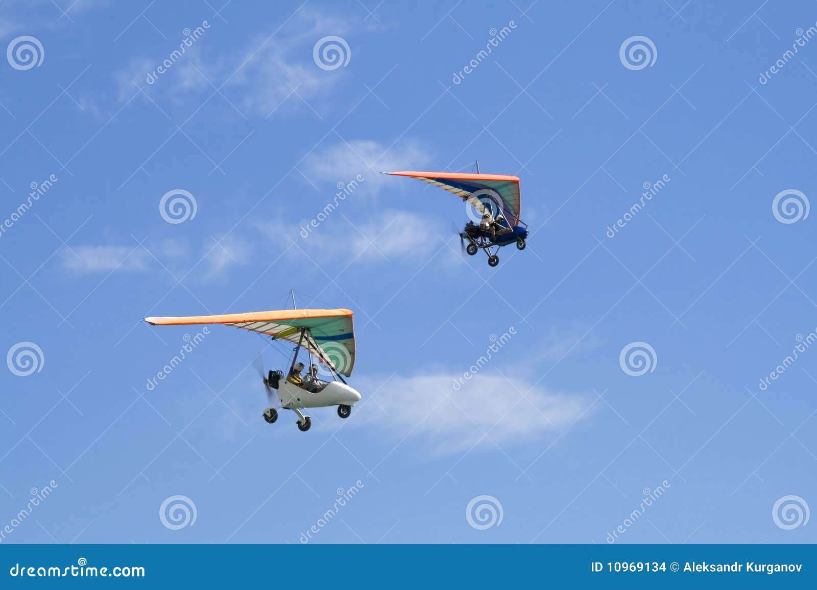 Flight on Delta Plane in a Blue Sky Stock Photo - Image of drive ...