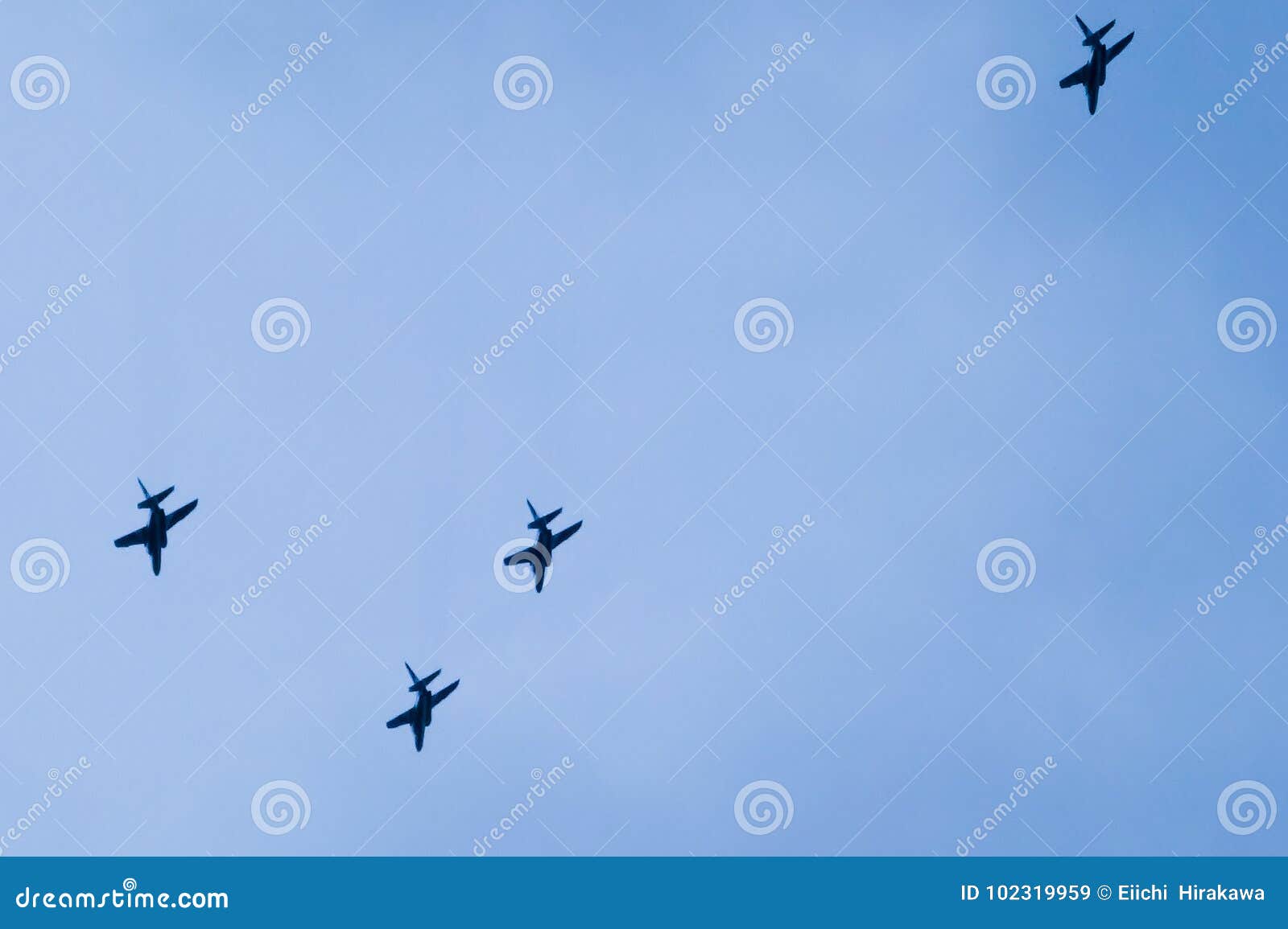 Flight Formation of Jet Fighter Plane Stock Image - Image of defense ...
