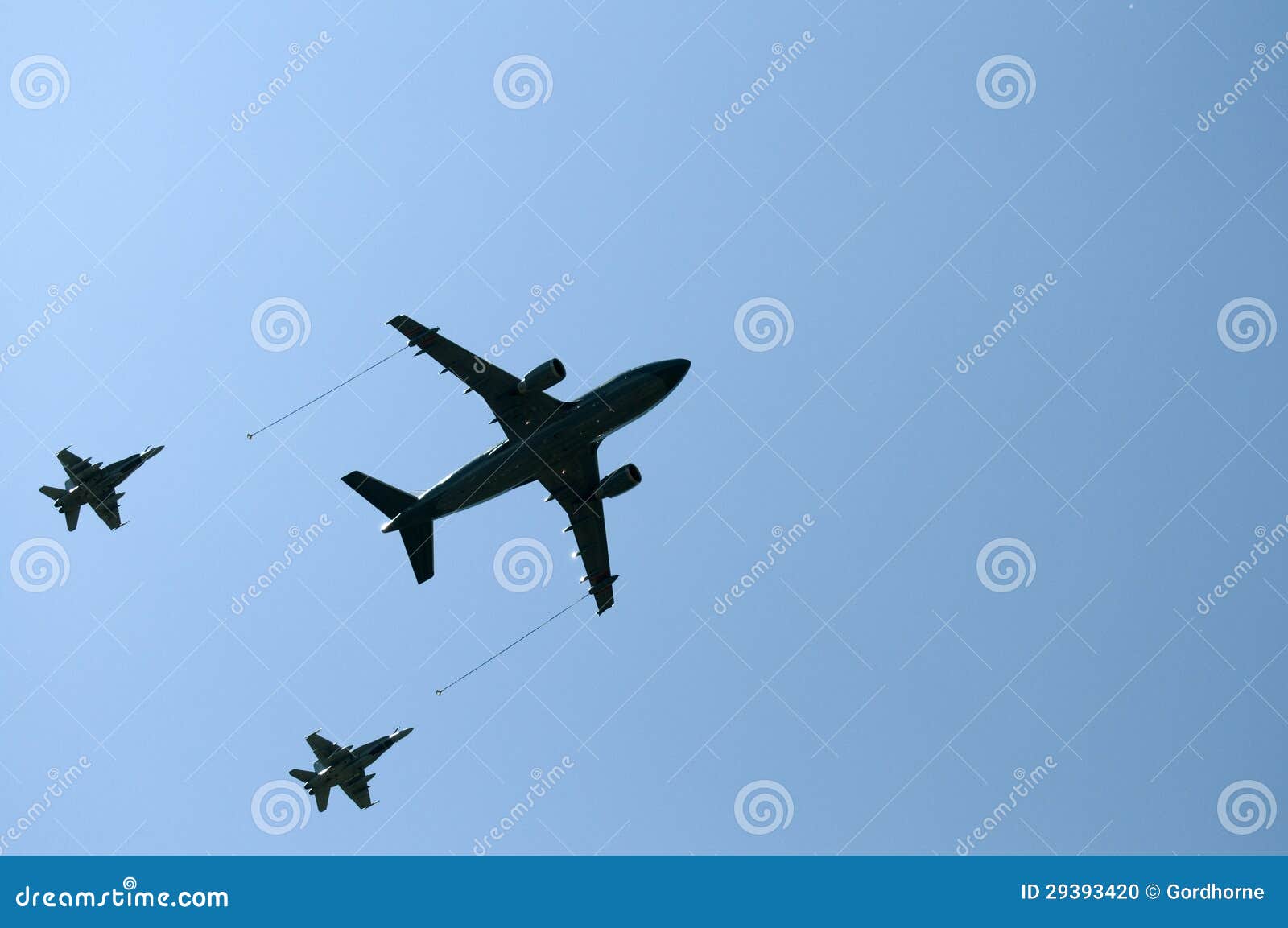 In-Flight Fueling stock photo. Image of flight, performance - 29393420