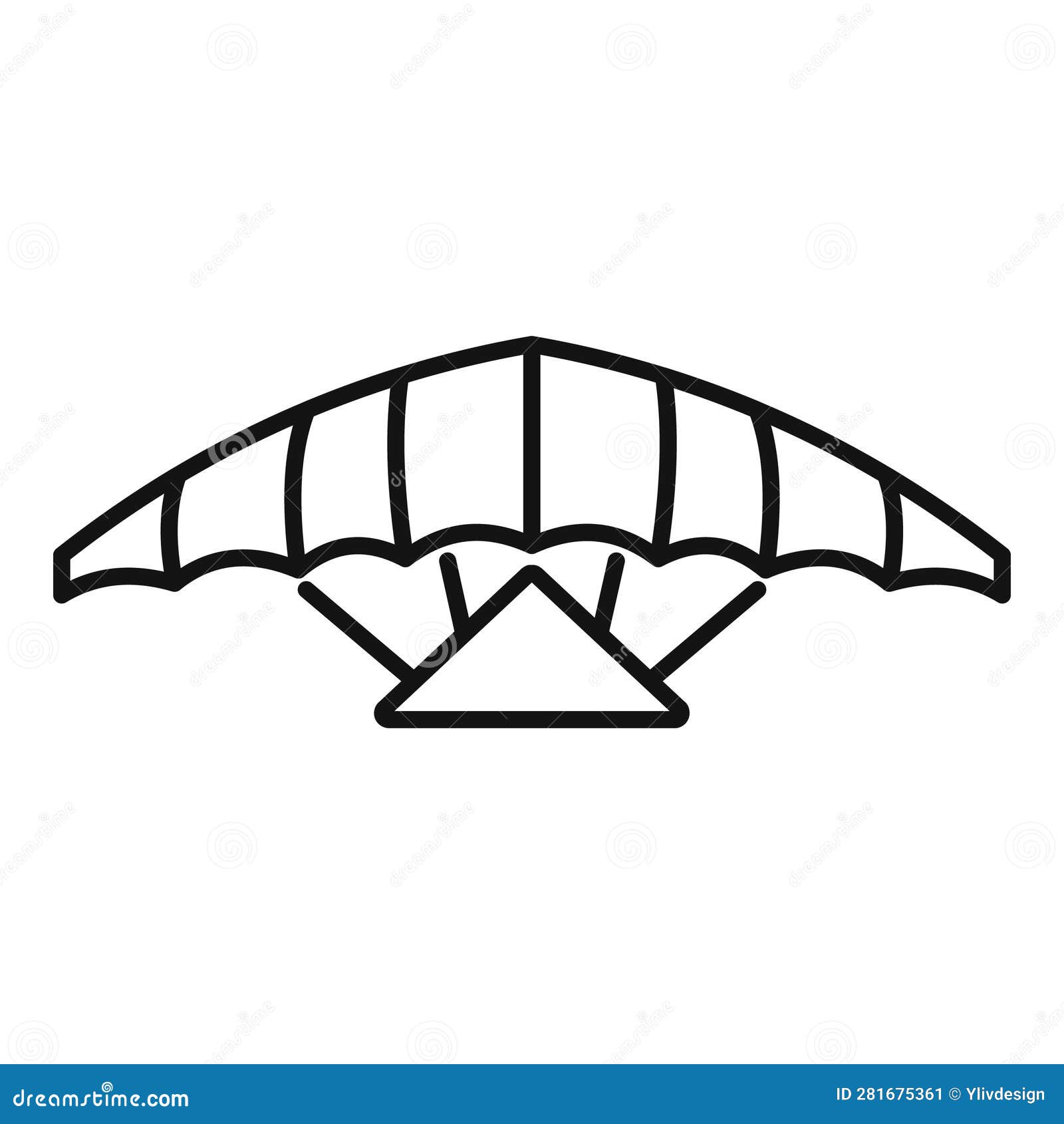 Glider In Flight Vector Illustration | CartoonDealer.com #9396488