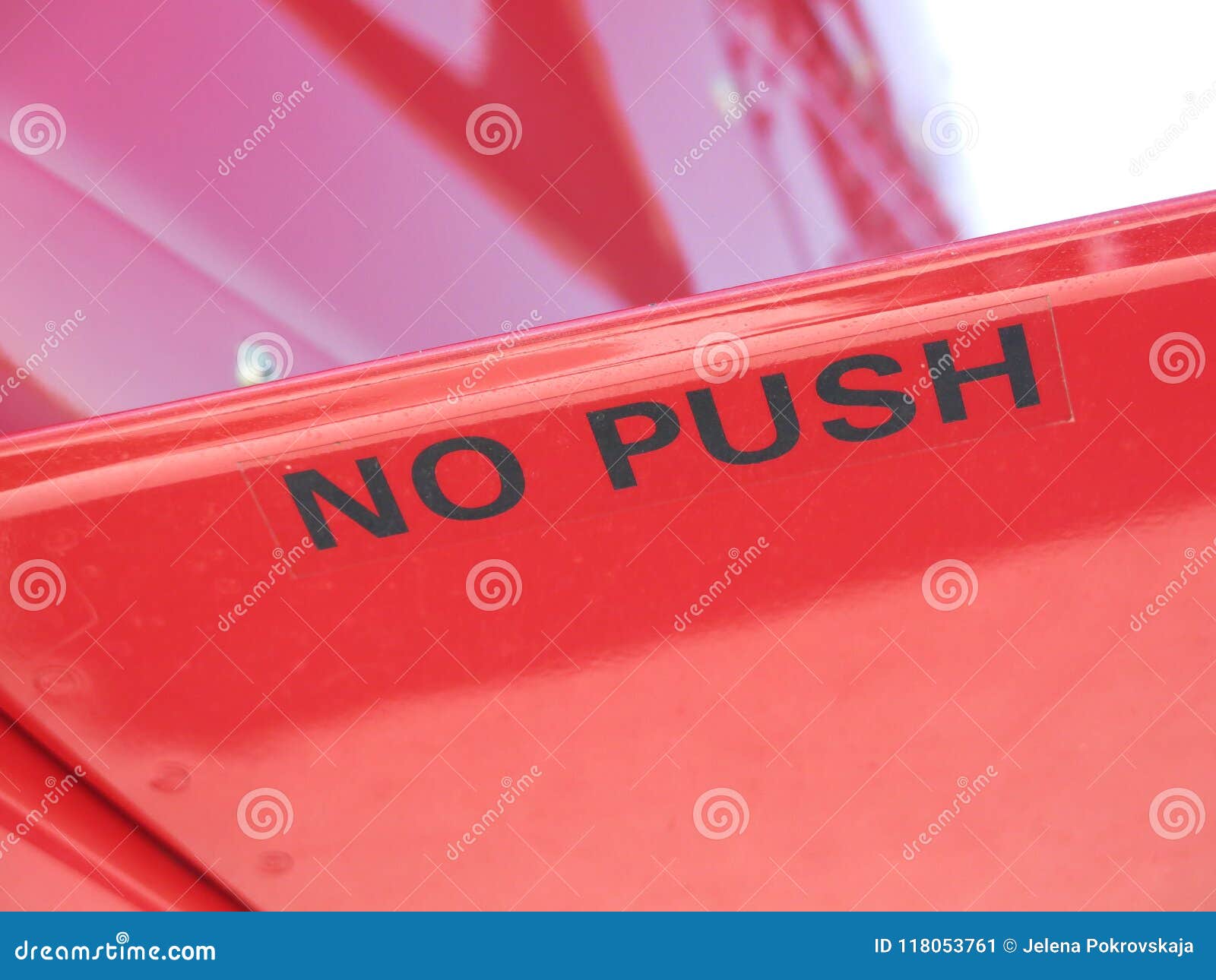 No push sign stock image. Image of sign, search, rescue - 118053761