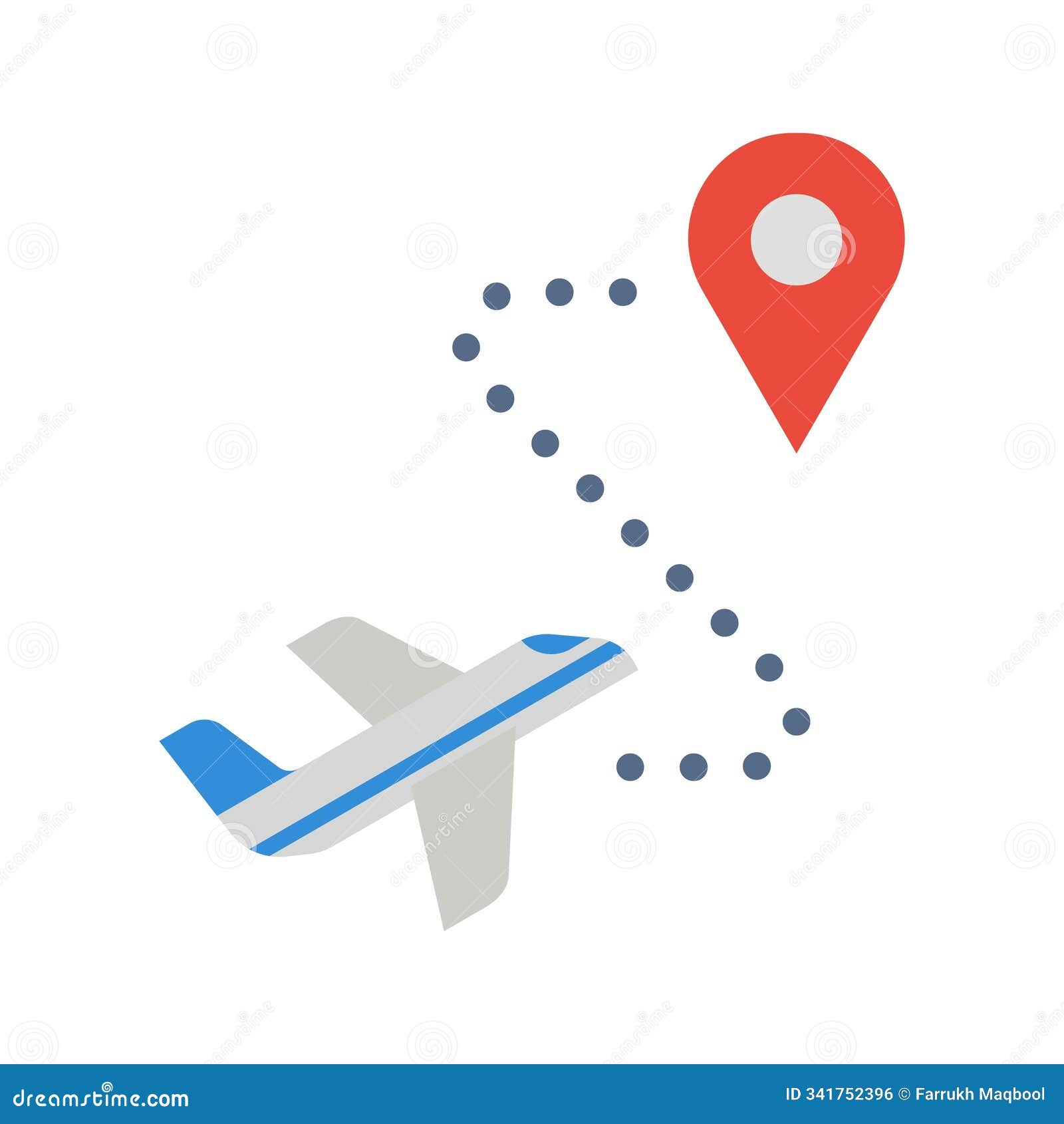 Flight Icon Set, Plane, Aircraf, Red, Blue, Green And Orange Flat ...