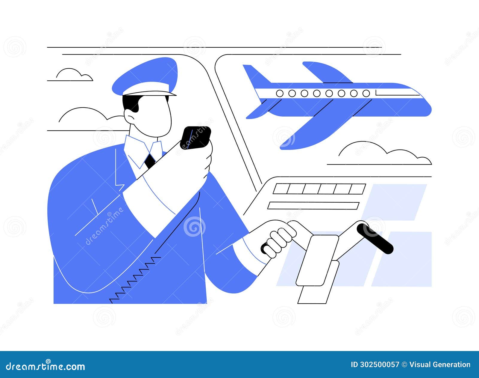 Flight Information Abstract Concept Vector Illustration. Stock Vector ...