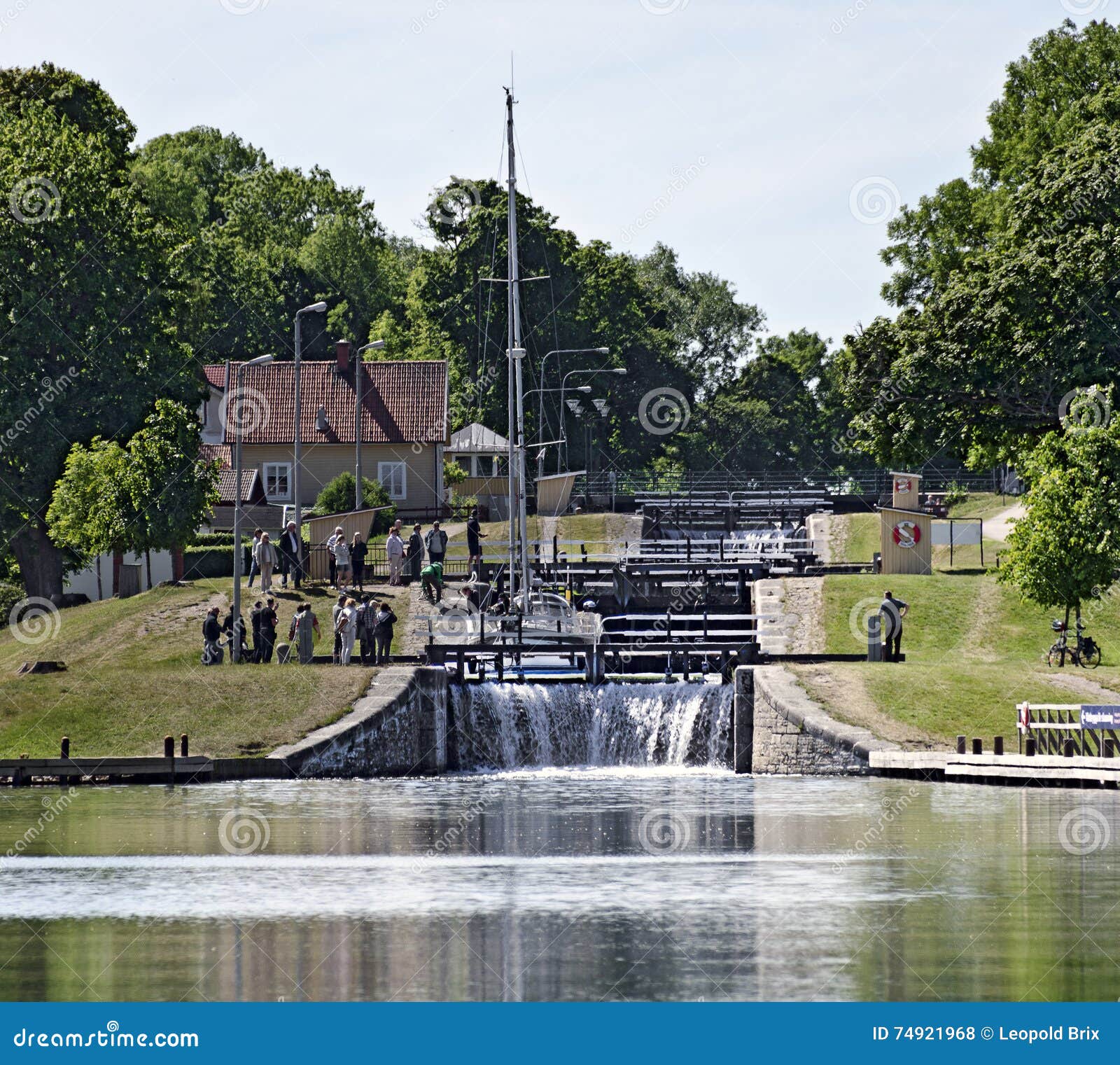 Flight Locks Goeta Canal Stock Photos - Free & Royalty-Free Stock ...