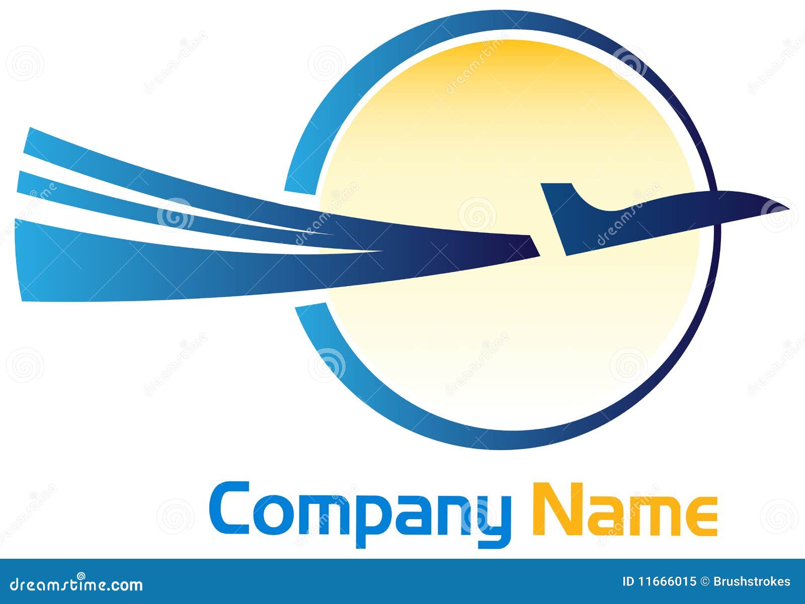 Flight logo stock illustration. Illustration of airplane - 11666015