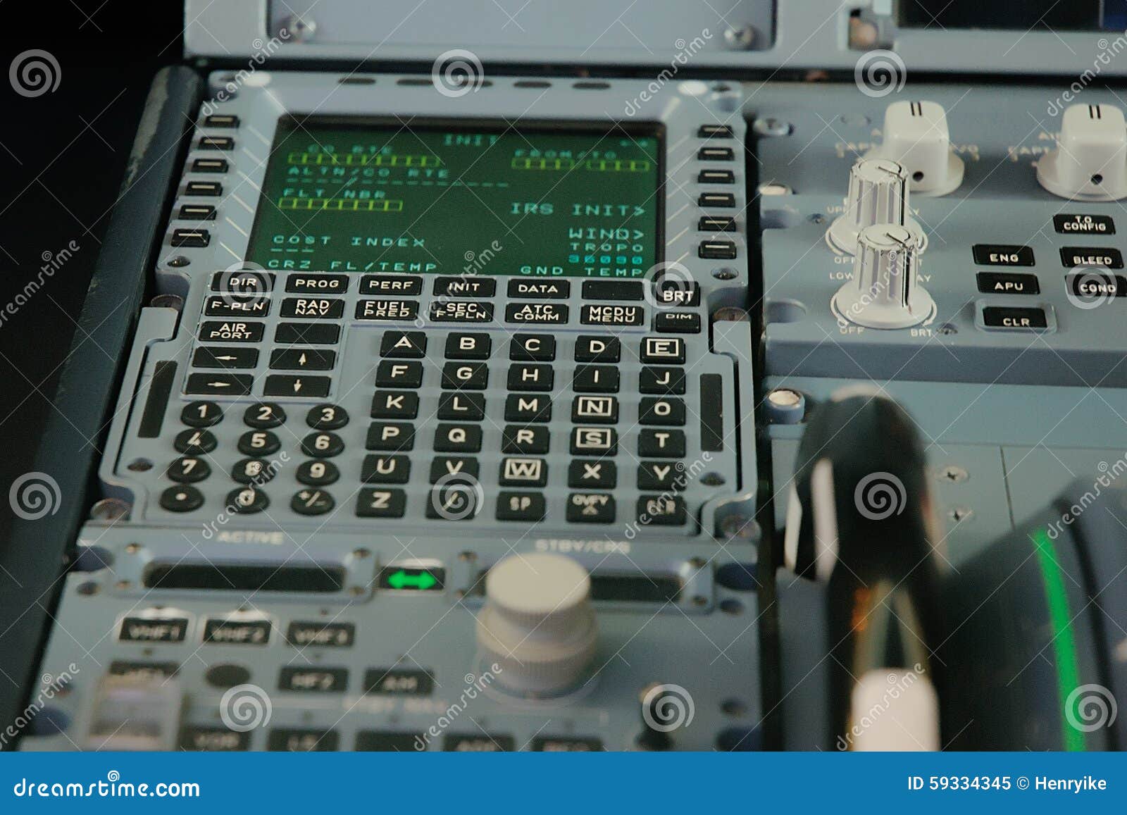 Flight management computer stock image. Image of computer - 59334345