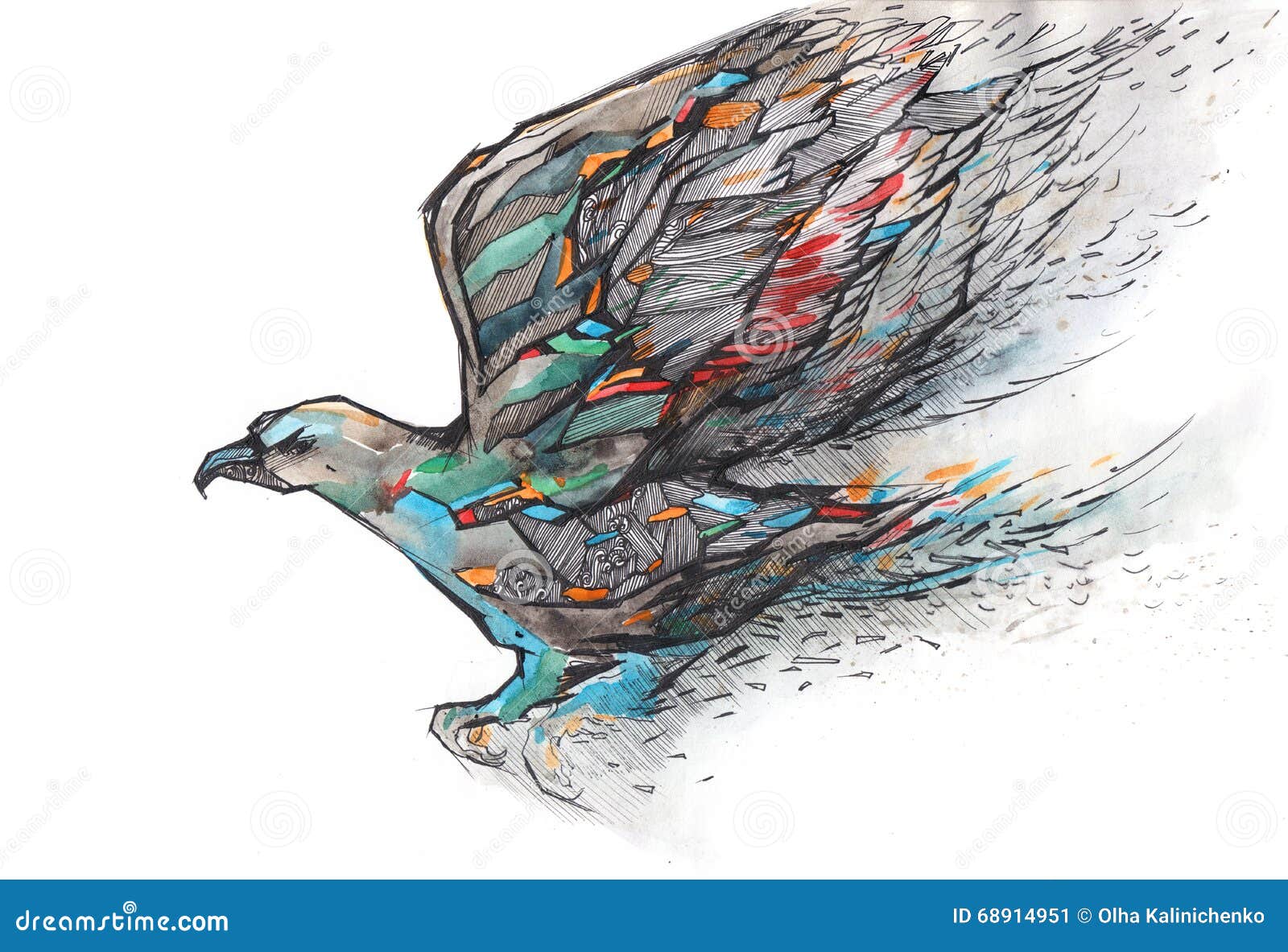 Flight stock illustration. Illustration of head, authority - 68914951