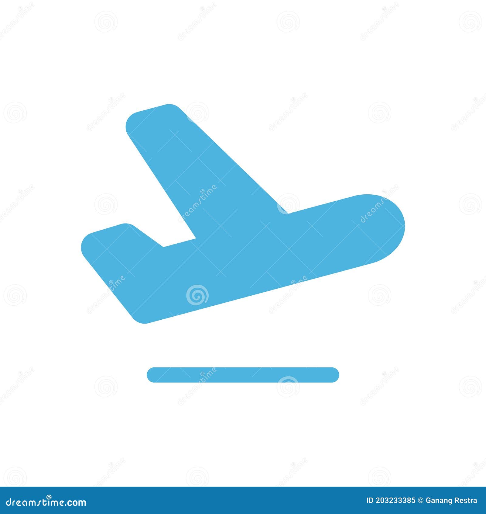 Flight Plan Icon Flat Vector Logo Design Trendy Stock Vector ...