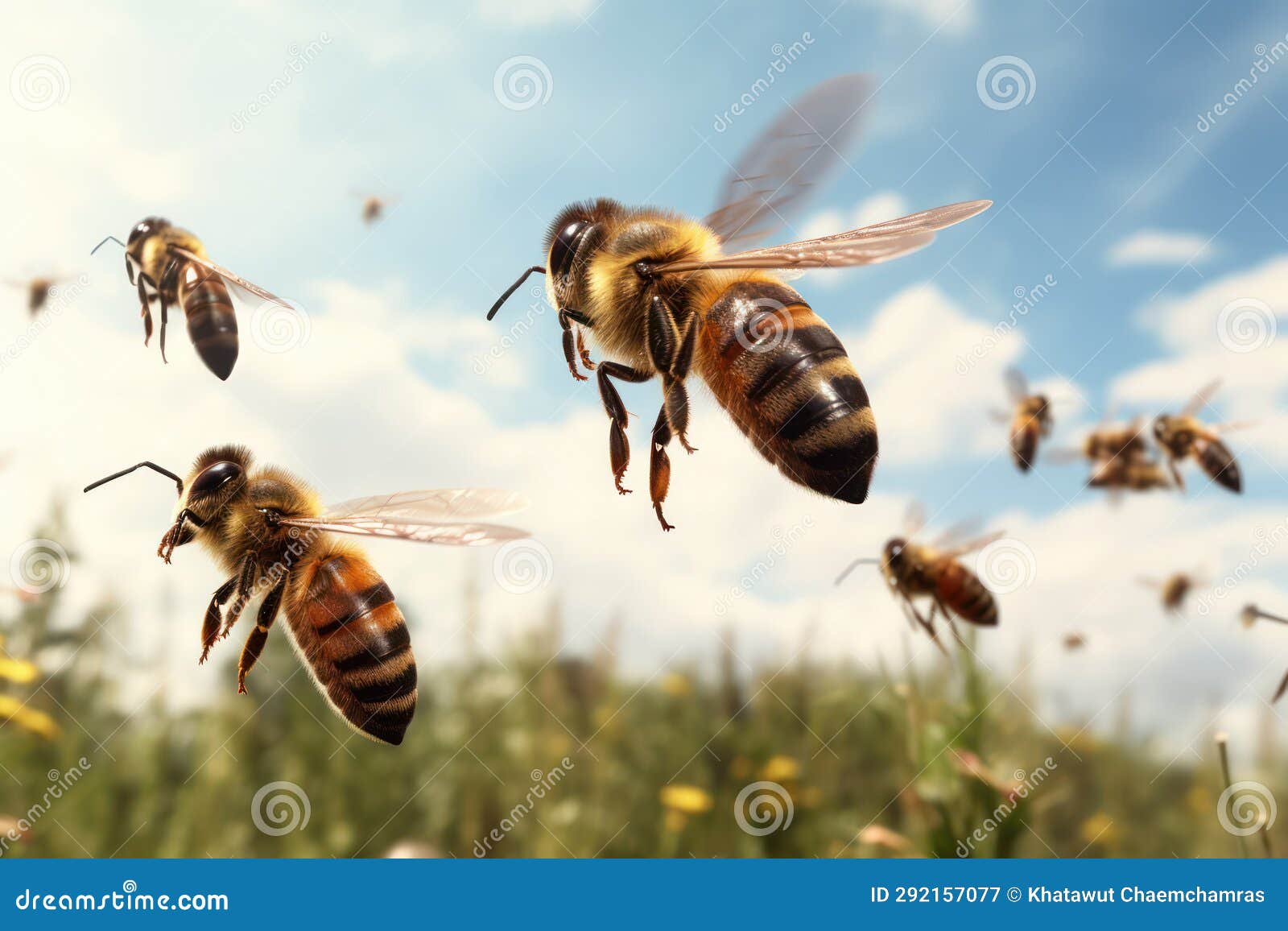 Flight of the Pollinators: Honey Bees in Energetic Motion, a Symphony ...