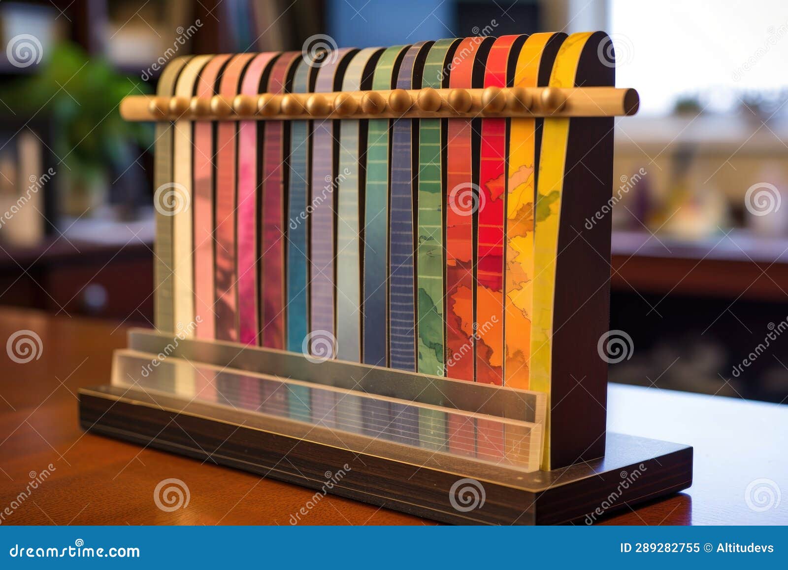 Flight Progress Strips Organized in a Holder Stock Image - Image of ...