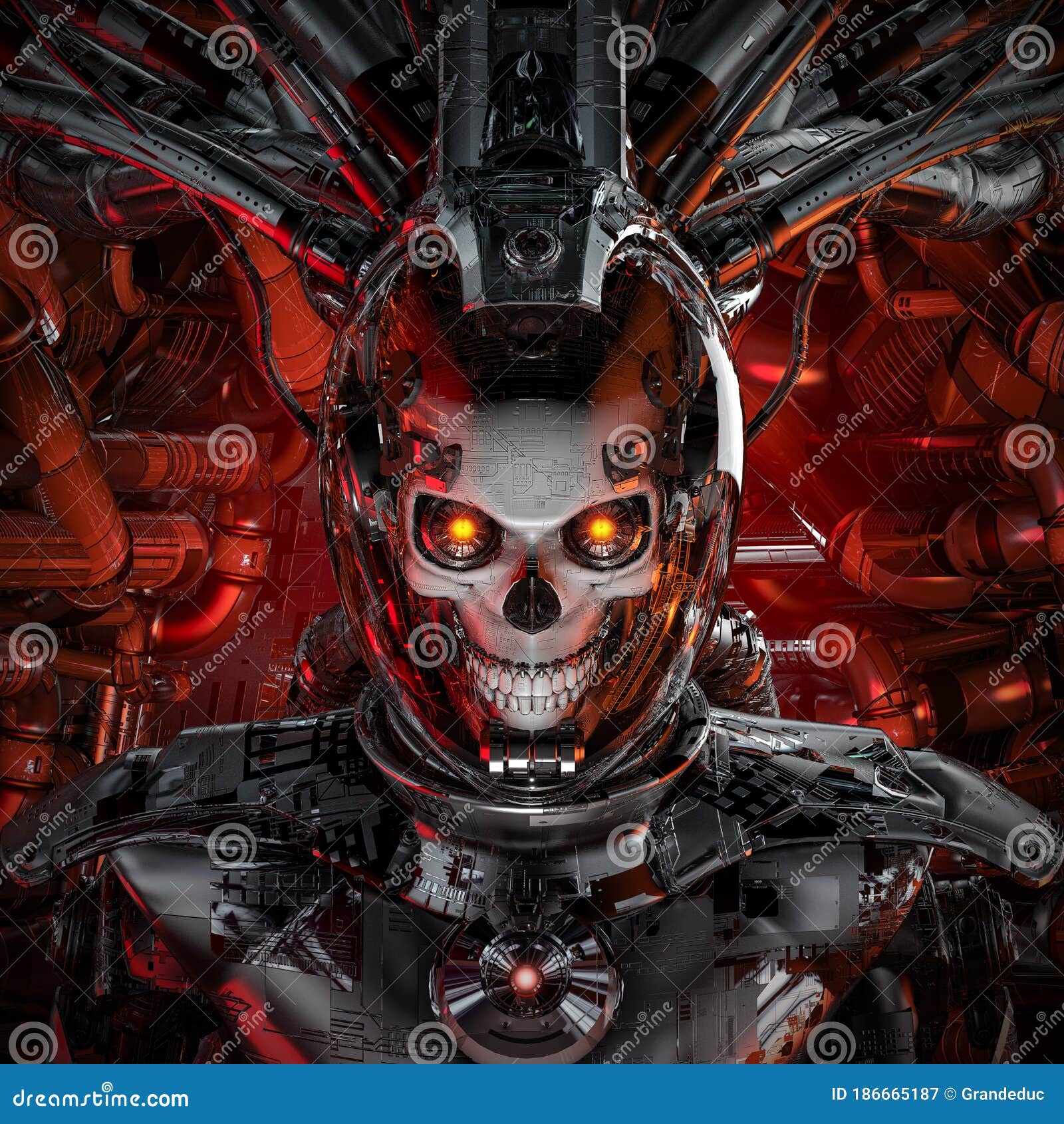 Flight of the reaper stock illustration. Illustration of cable - 186665187