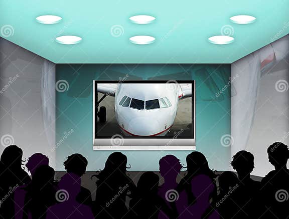 Flight room stock photo. Image of modern, onscreen, media - 7147478