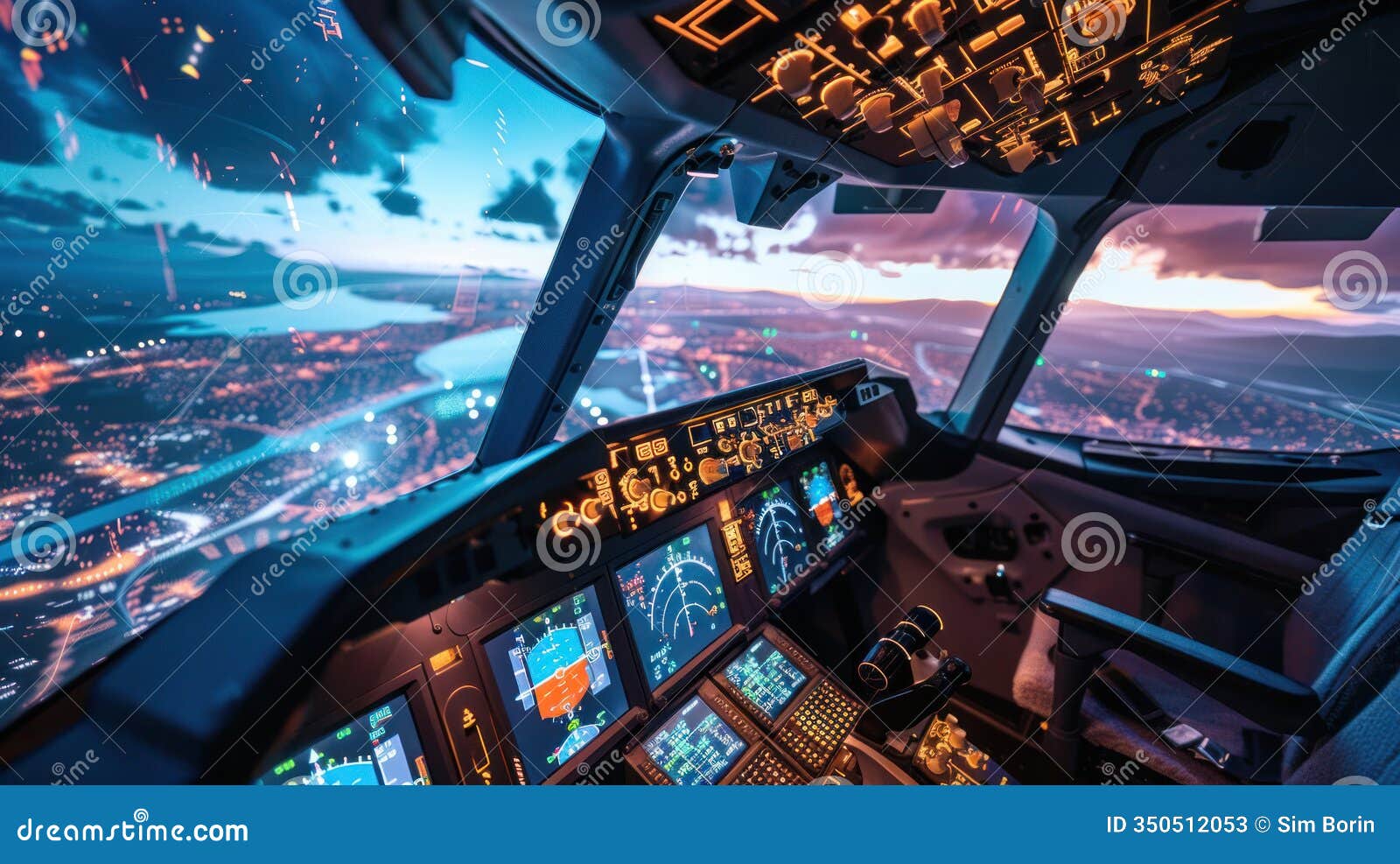A Flight Simulator with Realistic Controls and Virtual Displays ...