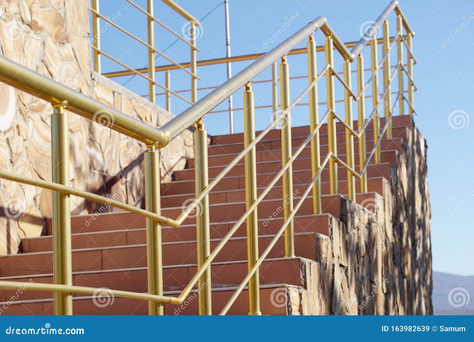 Flight of Stair Steps stock image. Image of engineering - 163982639